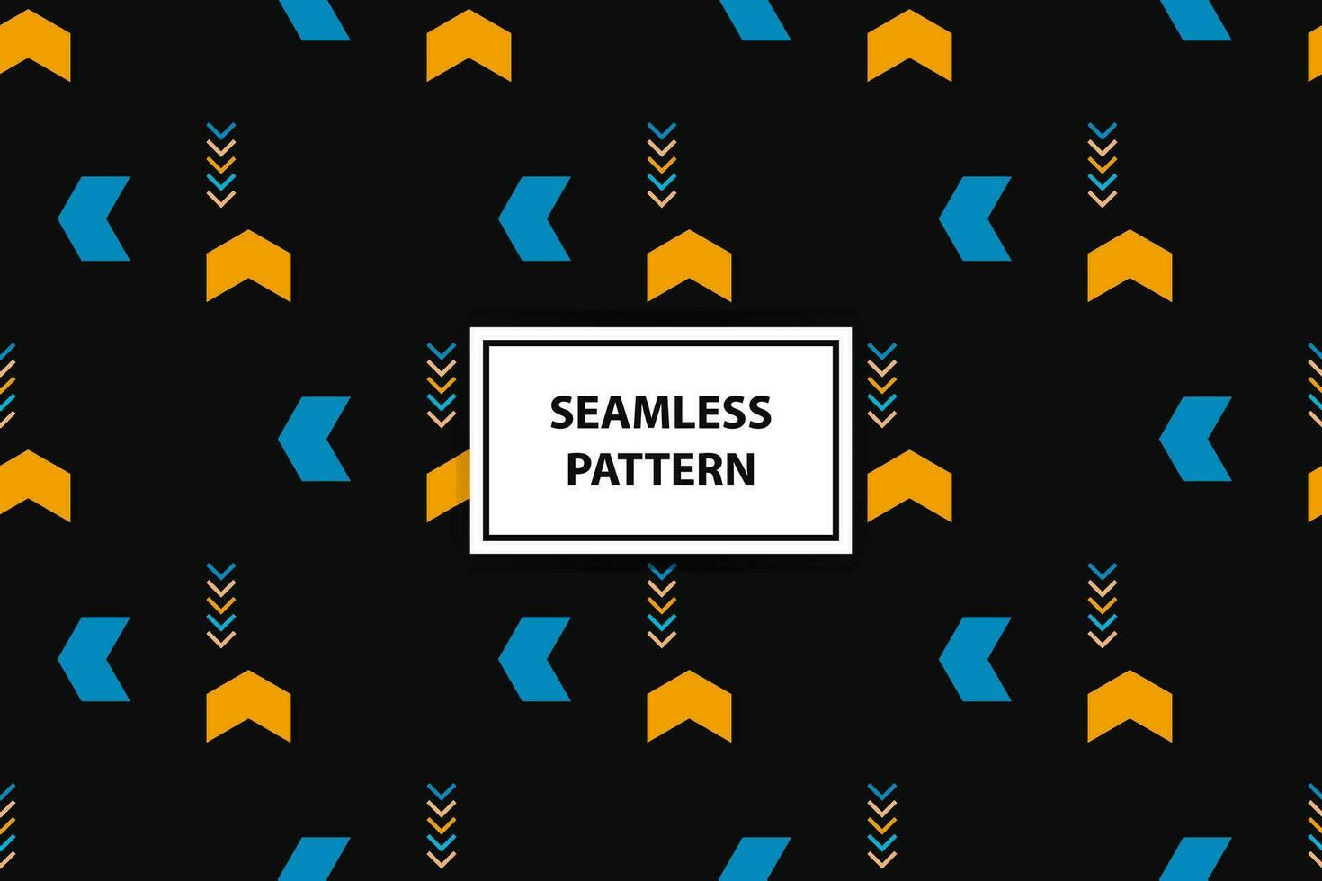 Black Geometric Seamless Pattern Abstract Geometric Graphic Design