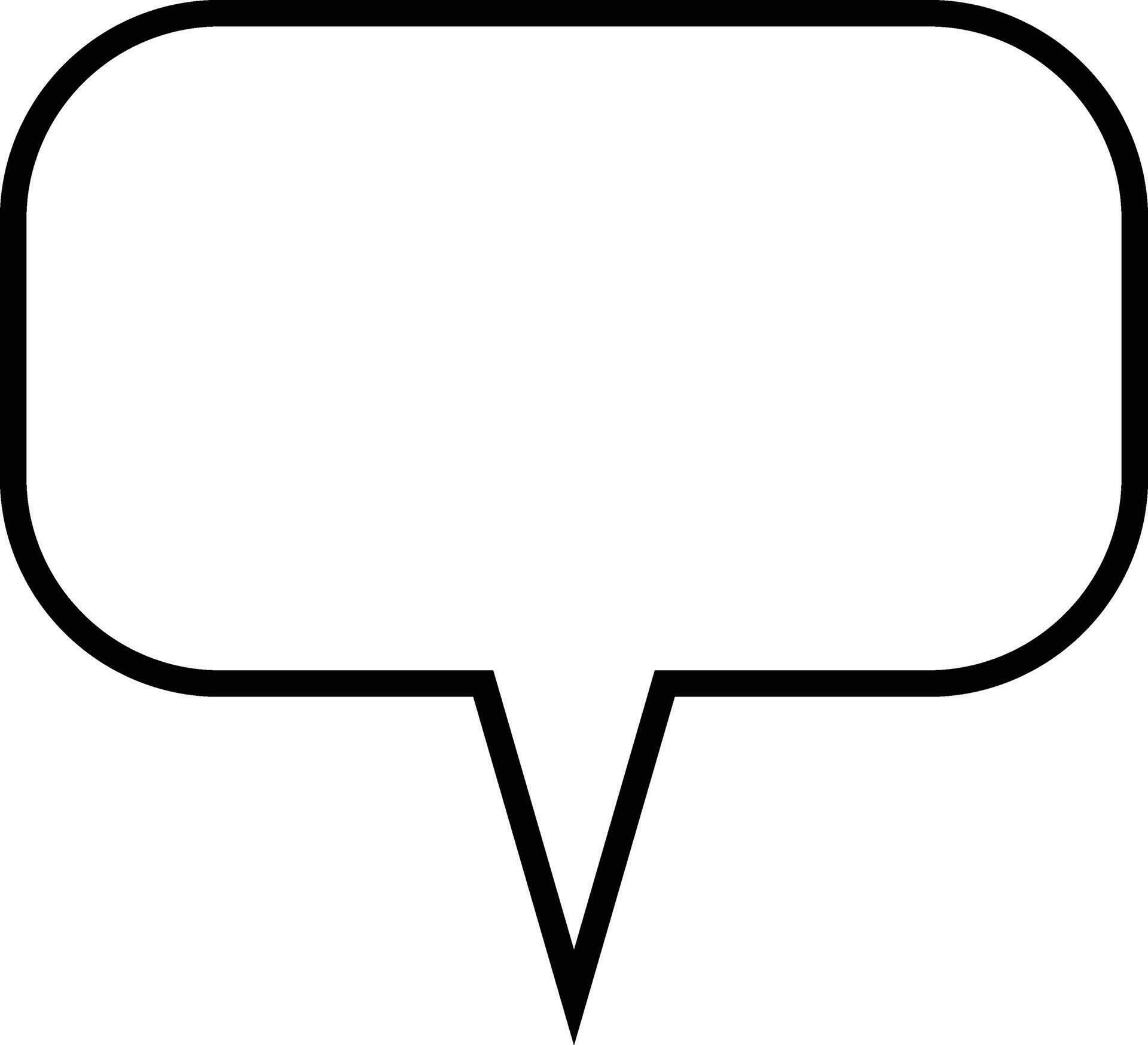 Line Speech Bubble. Talk bubble. Speak bubble text, chatting box, Empty ...