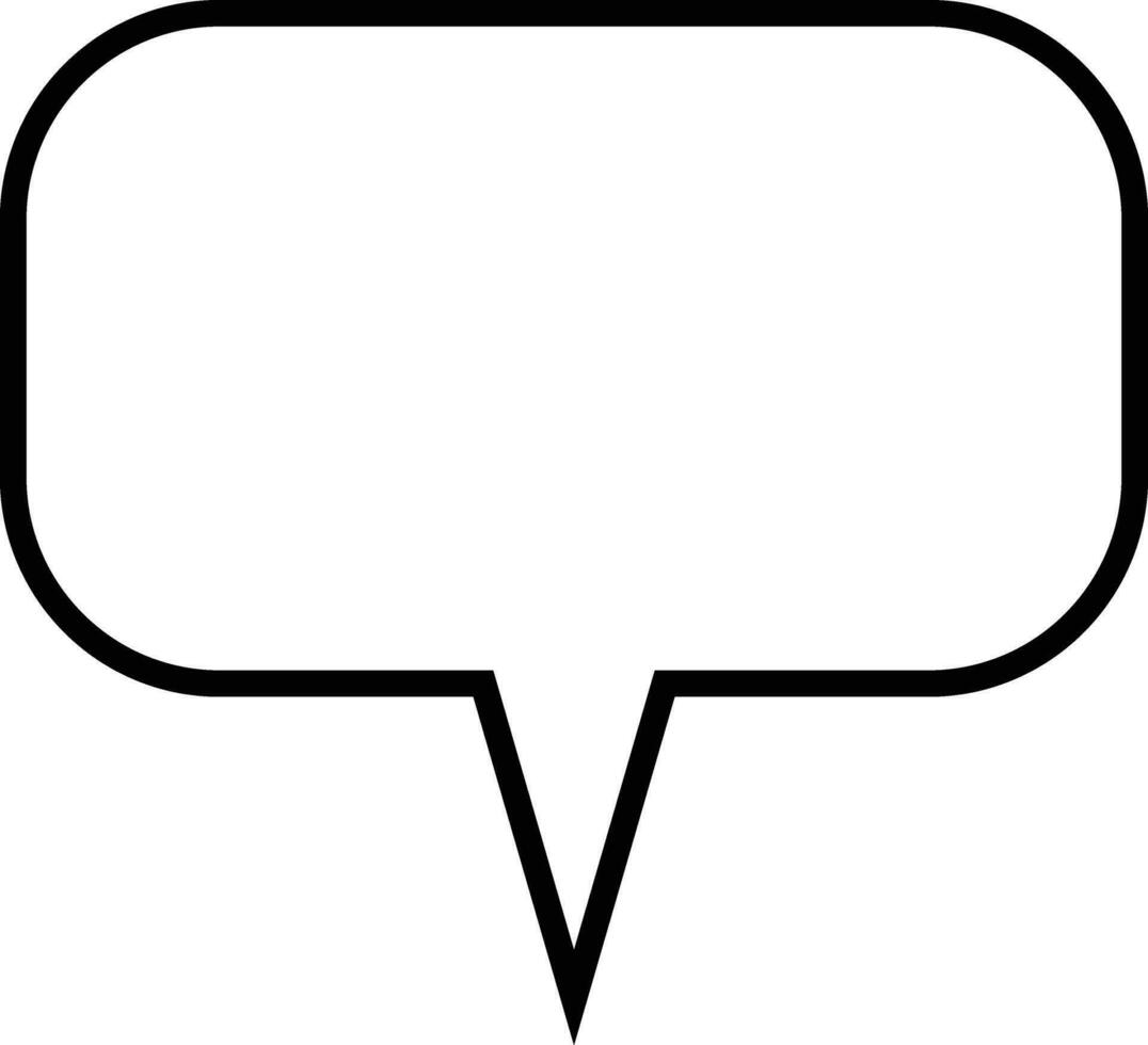 Line Speech Bubble. Talk bubble. Speak bubble text, chatting box, Empty ...