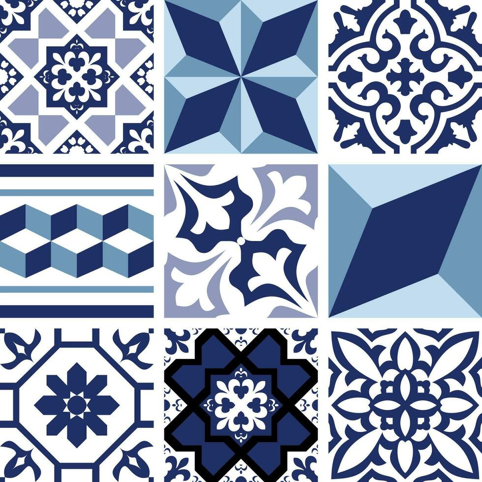 Wall Tile wallpaper vector seamless patterns pattern illustration ...