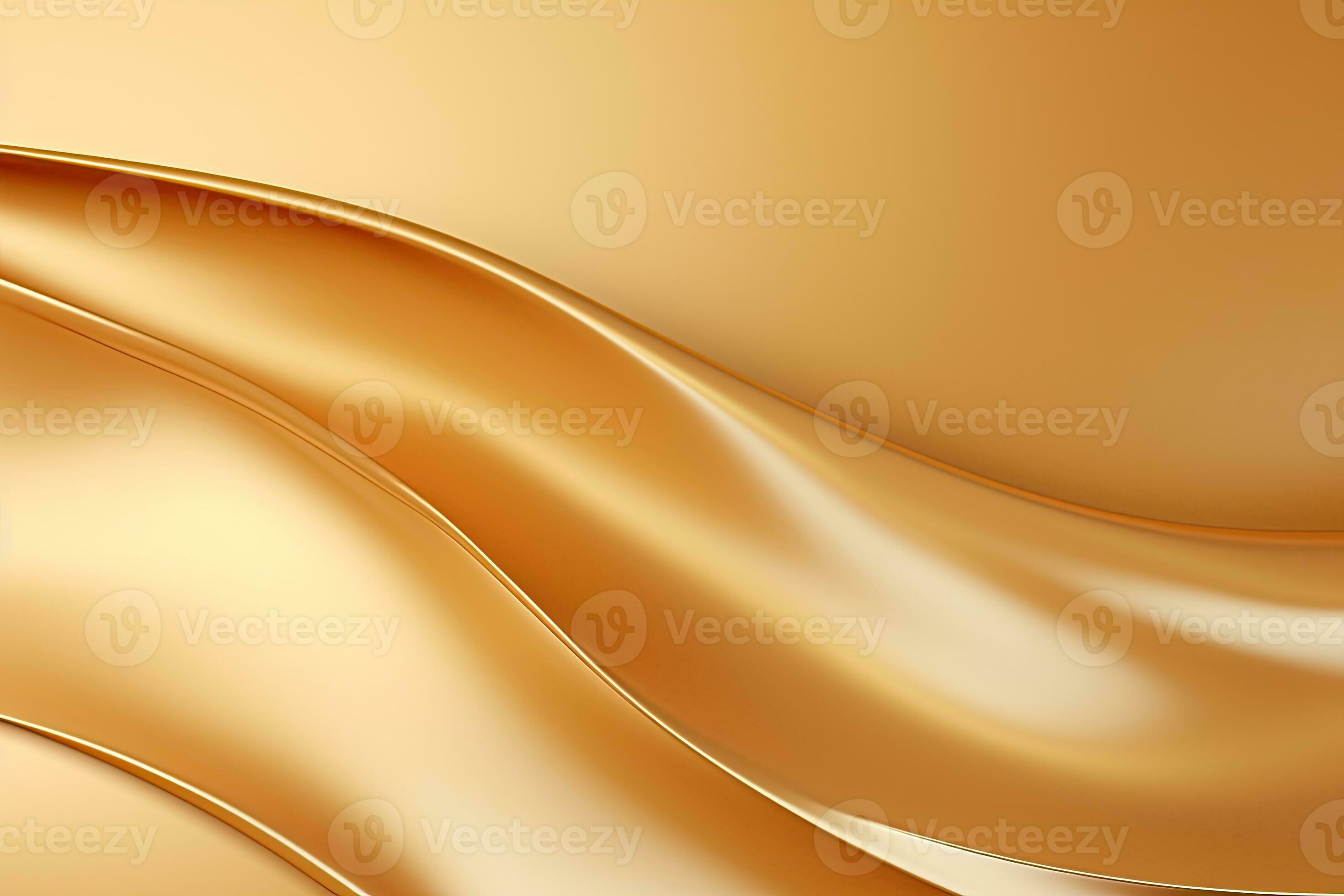 Yellow Wavy Abstract Background For Design Generative Ai 31760143