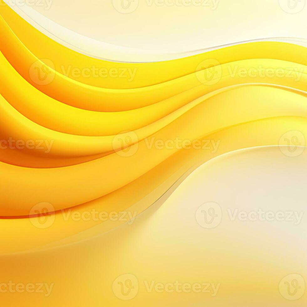 Yellow Wavy Abstract Background For Design Generative Ai 31760156