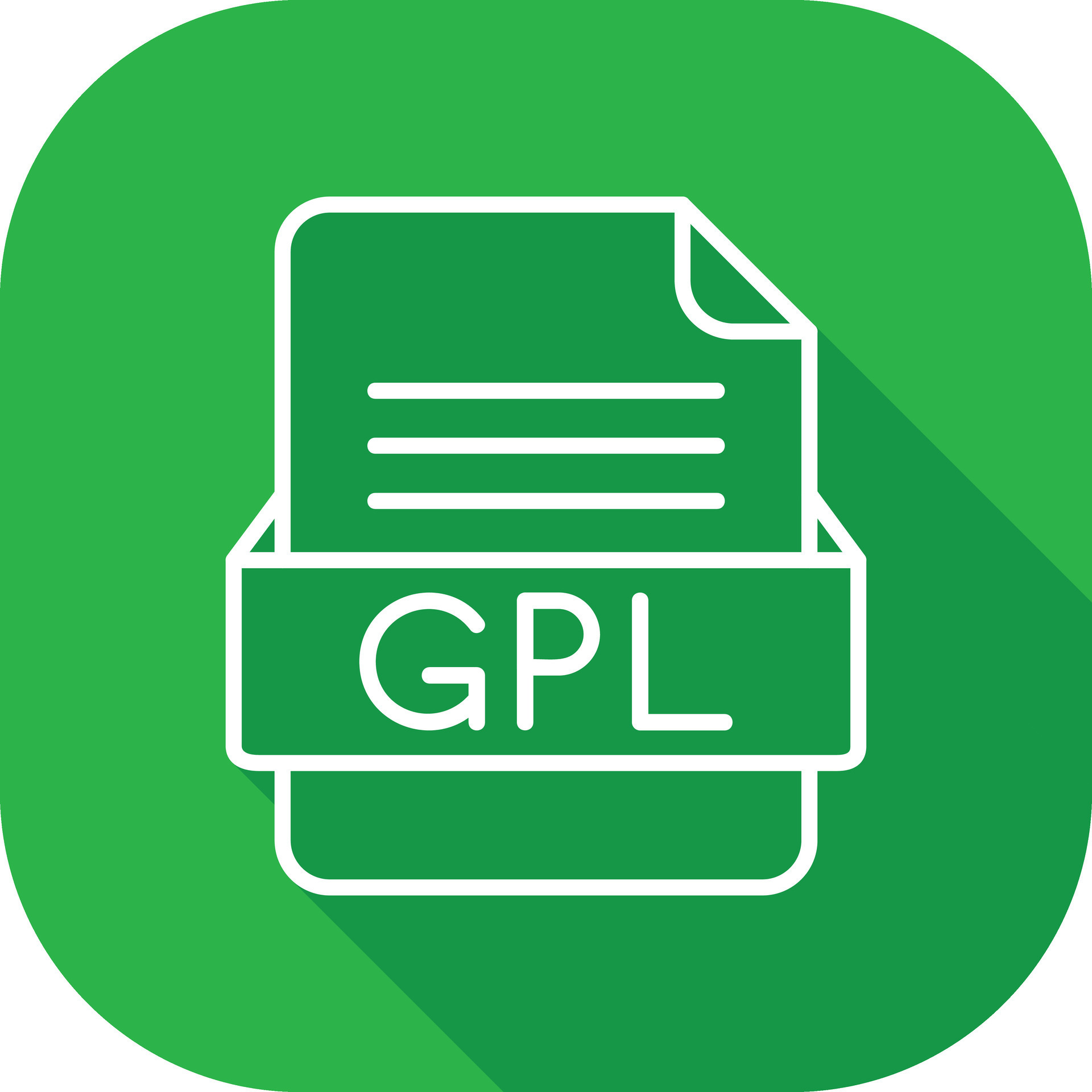 Gpl File Format Vector Icon 31761661 Vector Art At Vecteezy