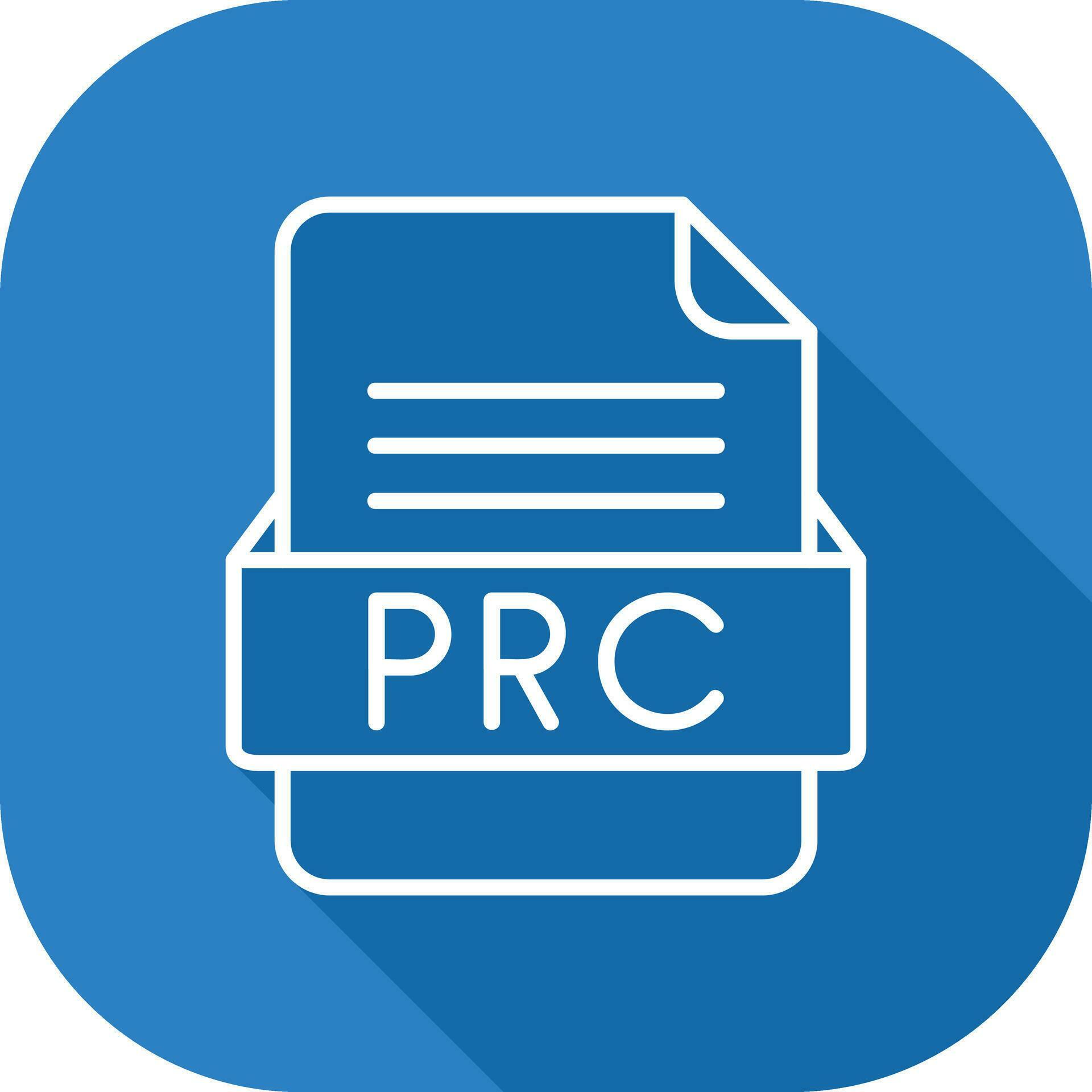 Prc File Format Vector Icon 31761905 Vector Art At Vecteezy