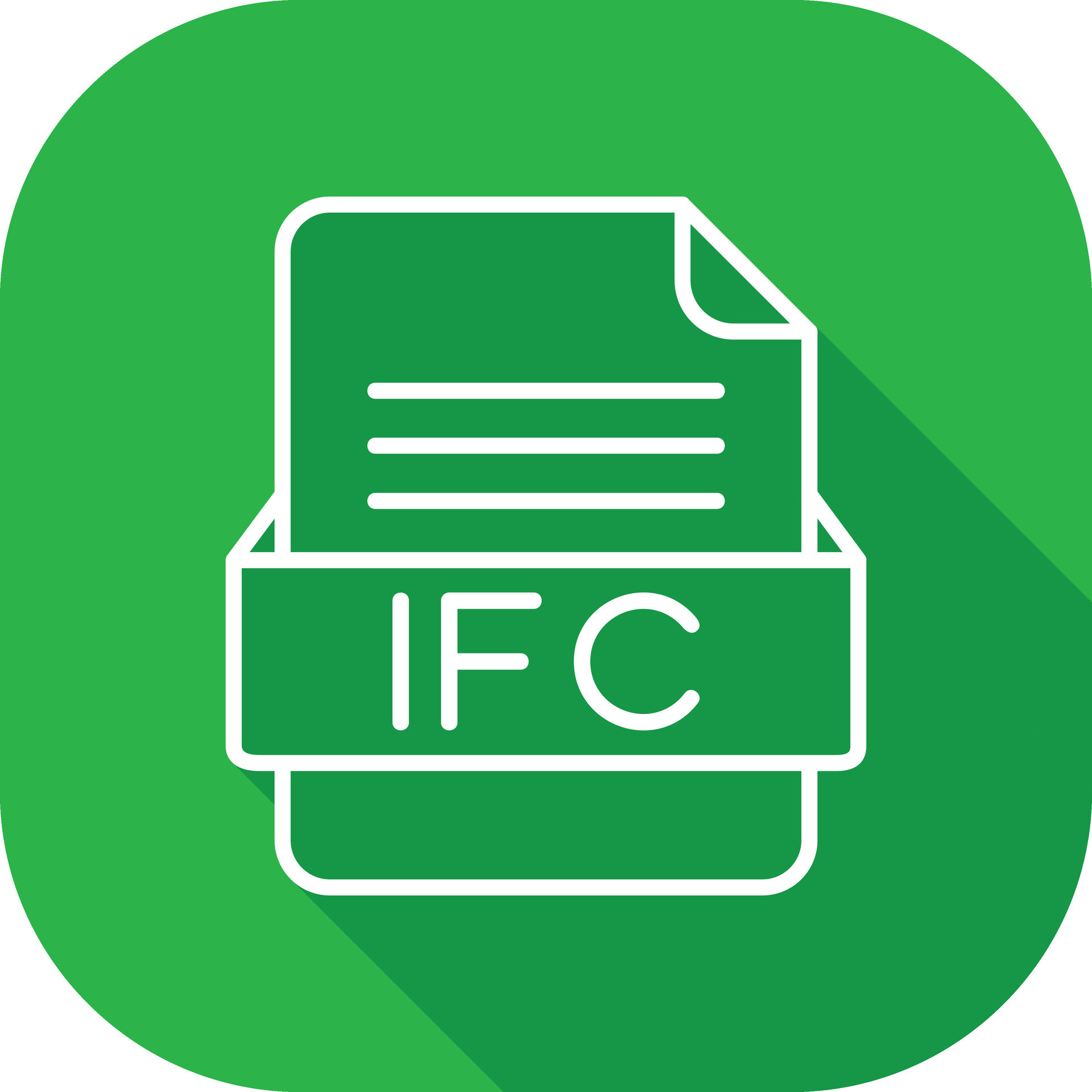 IFC File Format Vector Icon 31762894 Vector Art at Vecteezy