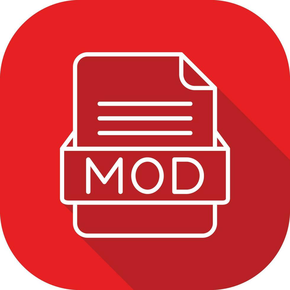 MOD File Format Vector Icon 31763043 Vector Art at Vecteezy