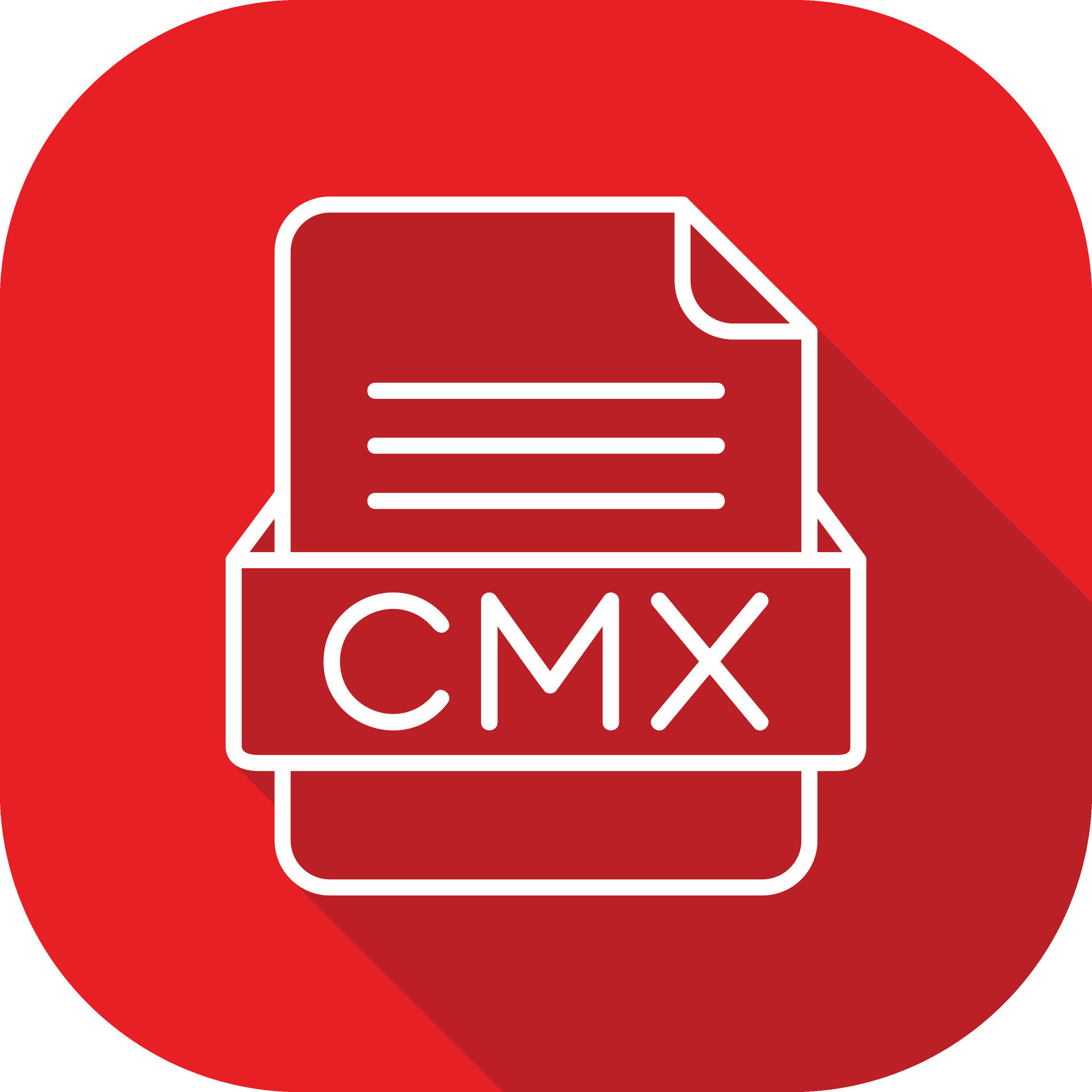 Cmx File Format Vector Icon 31763530 Vector Art At Vecteezy