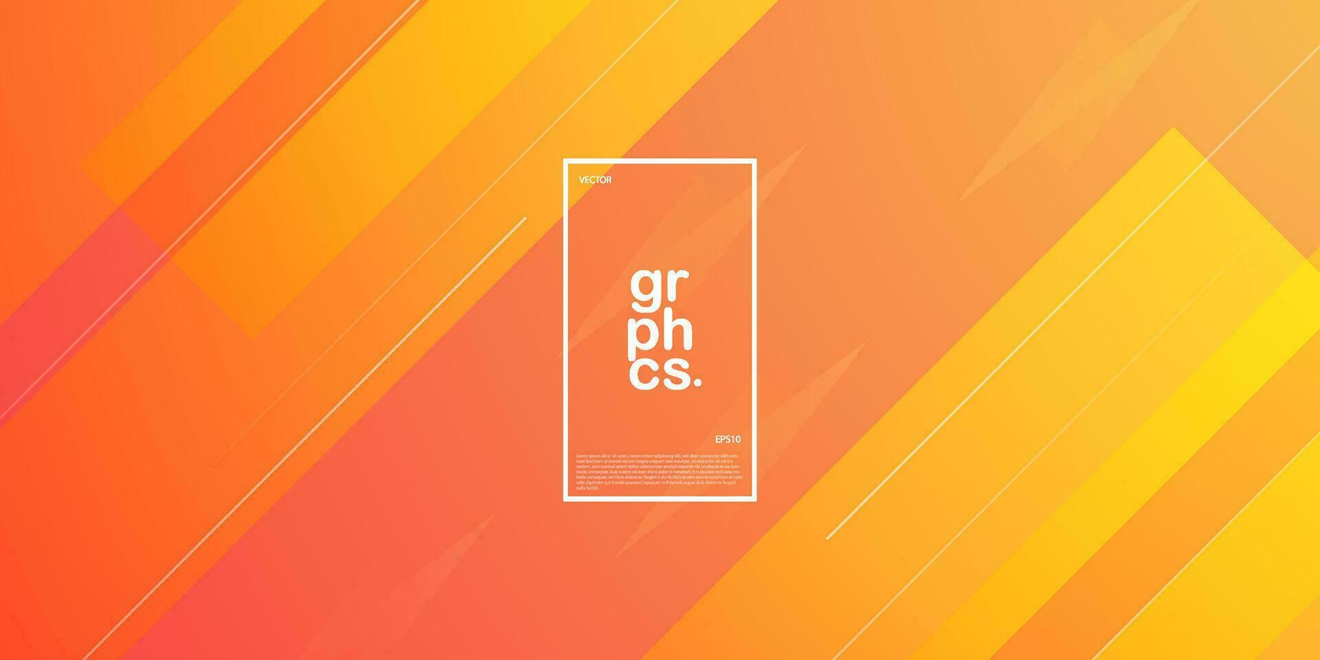 resumen antecedentes naranja con sencillo líneas modelo. vistoso ...