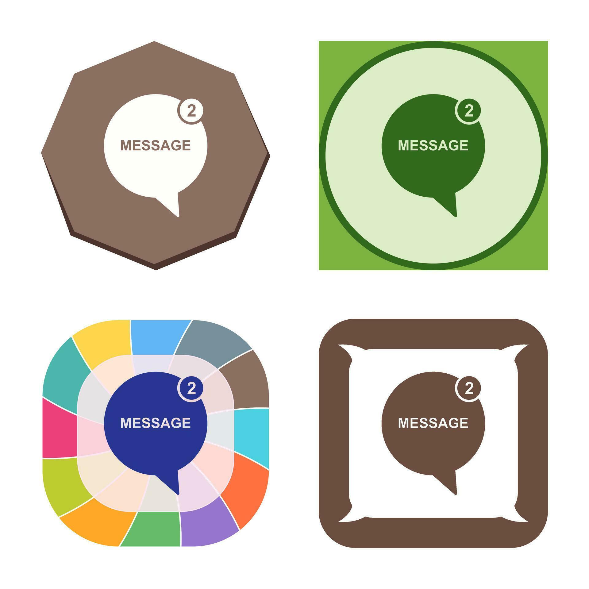 Message Bubbles Vector Icon 31771742 Vector Art at Vecteezy