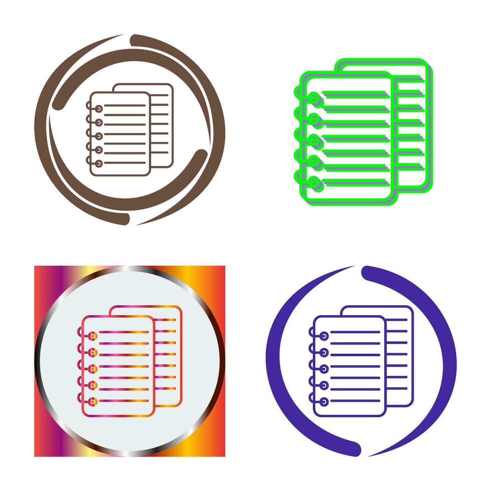 Notes Vector Icon 31773902 Vector Art at Vecteezy