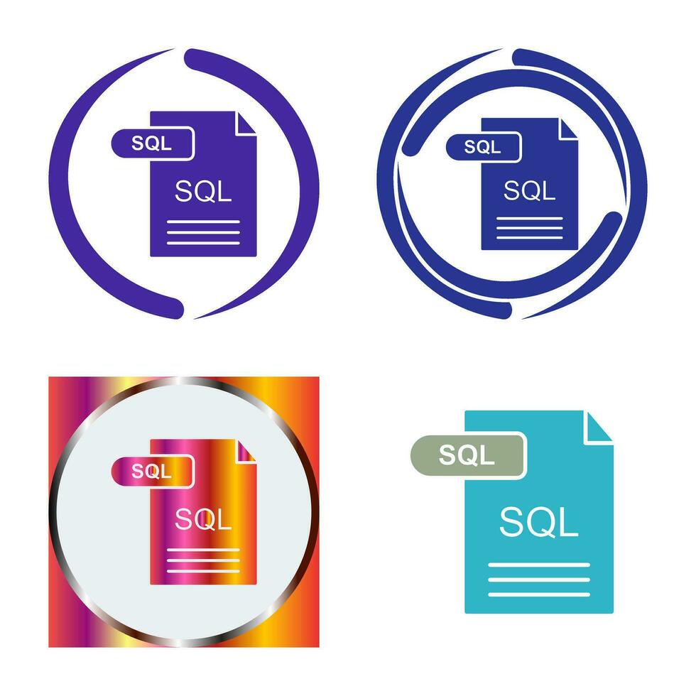 SQL Vector Icon 31774144 Vector Art at Vecteezy