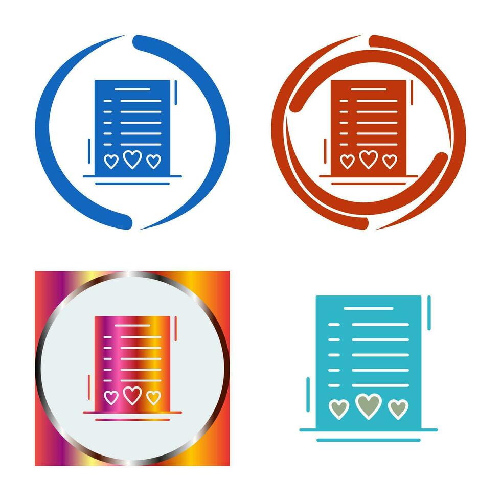 Wishlist Vector Icon 31777763 Vector Art at Vecteezy