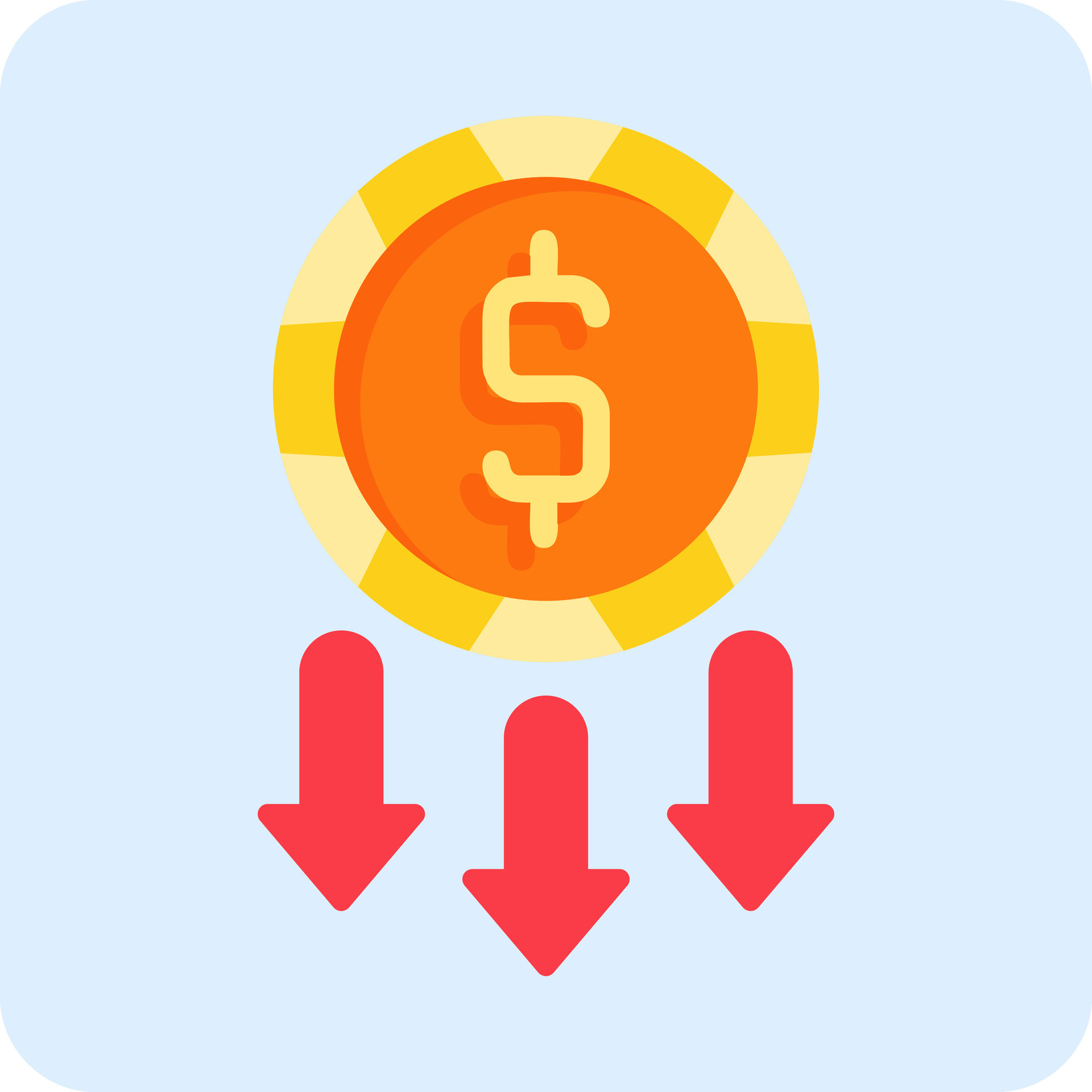 Decrease Vector Icon 31782793 Vector Art at Vecteezy