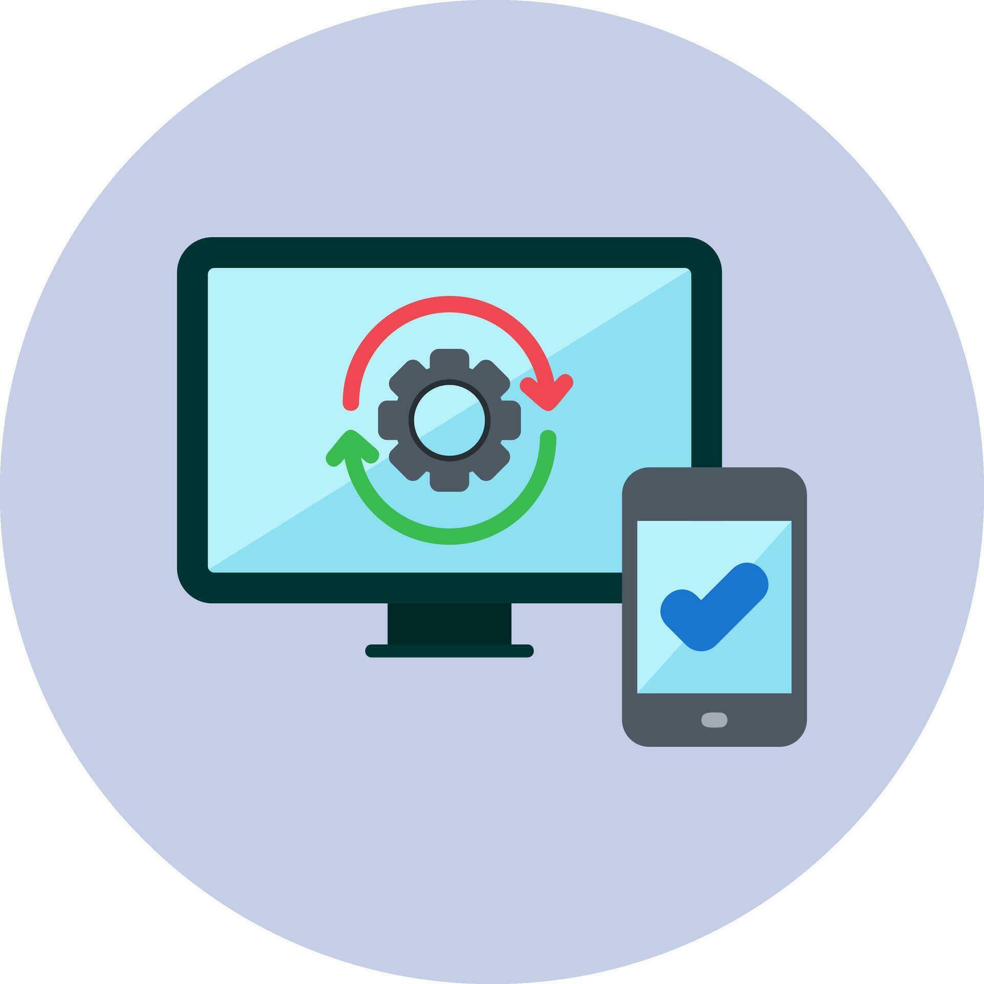 Synchronization Vector Icon 31787767 Vector Art at Vecteezy