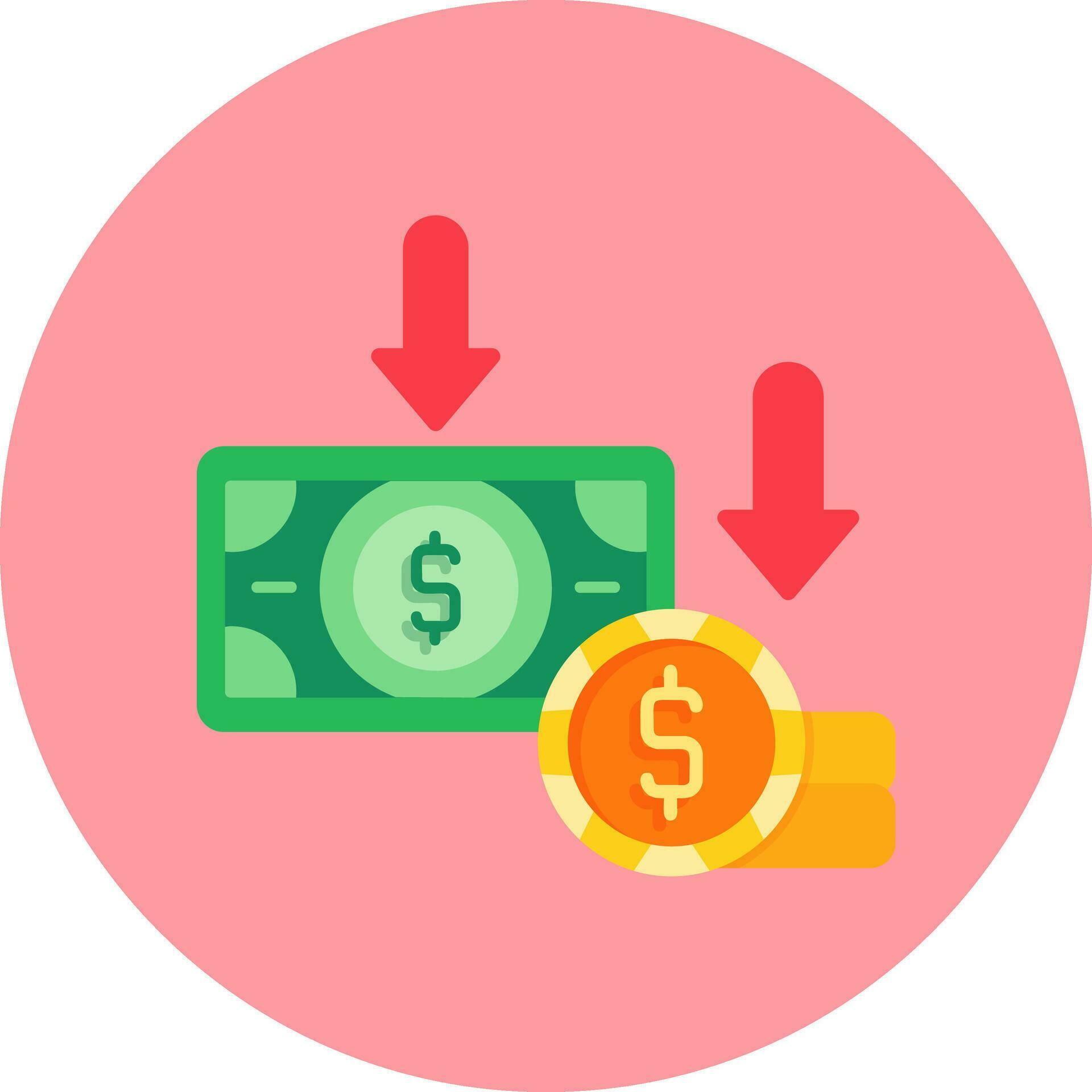 Decrease Vector Icon 31793138 Vector Art at Vecteezy