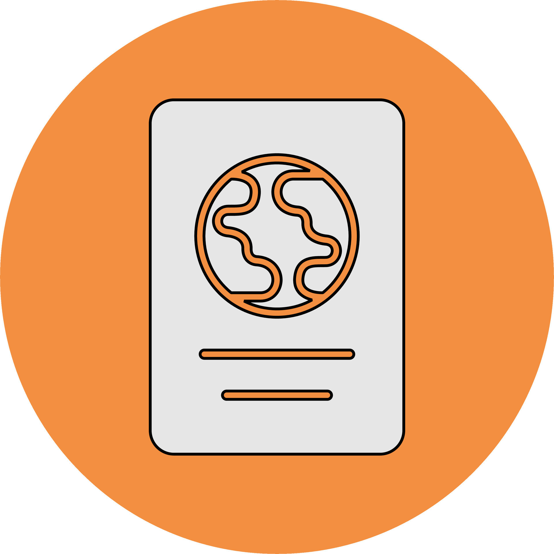 International Passport Vector Icon 31793258 Vector Art At Vecteezy