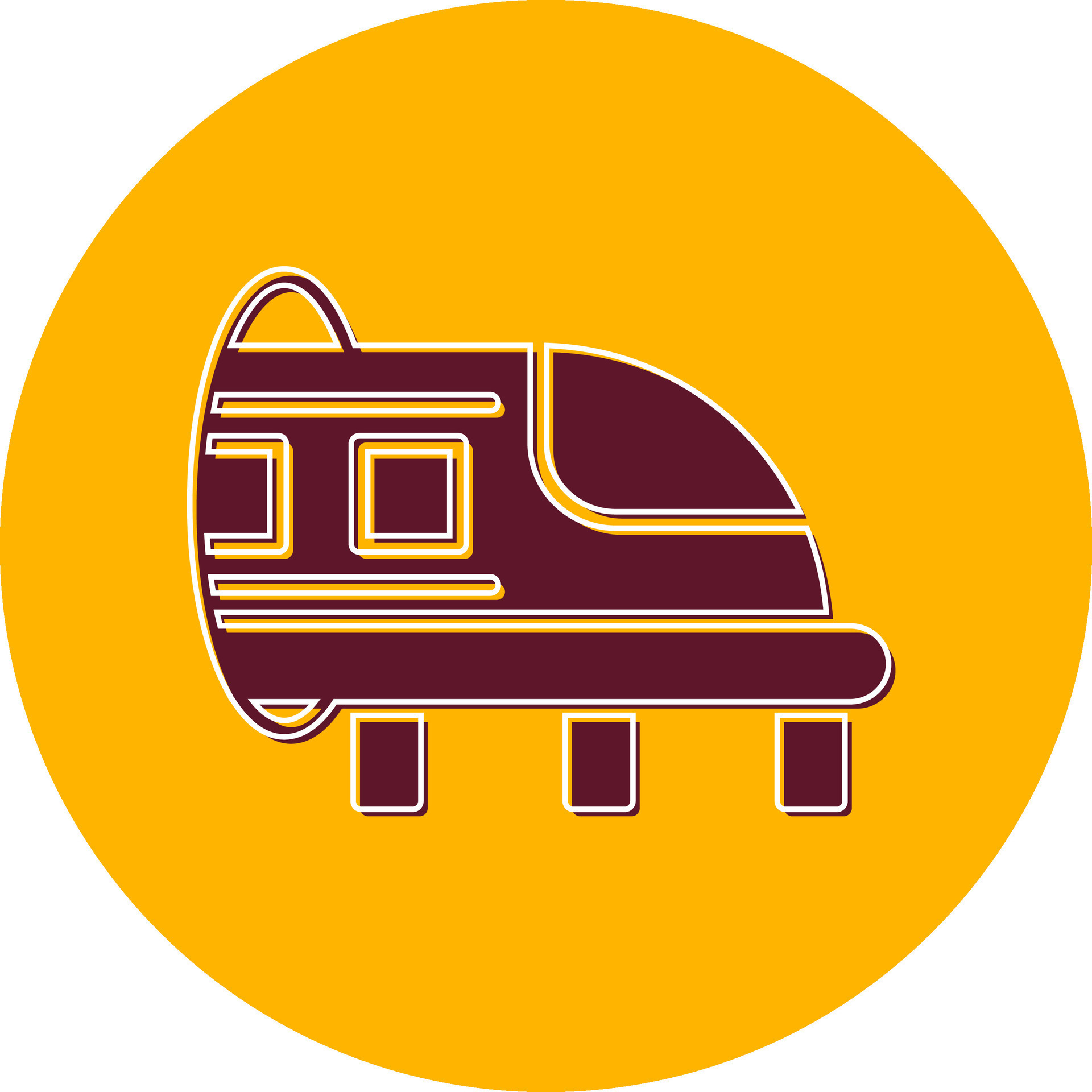 Hyperloop vector icono 31794444 Vector en Vecteezy