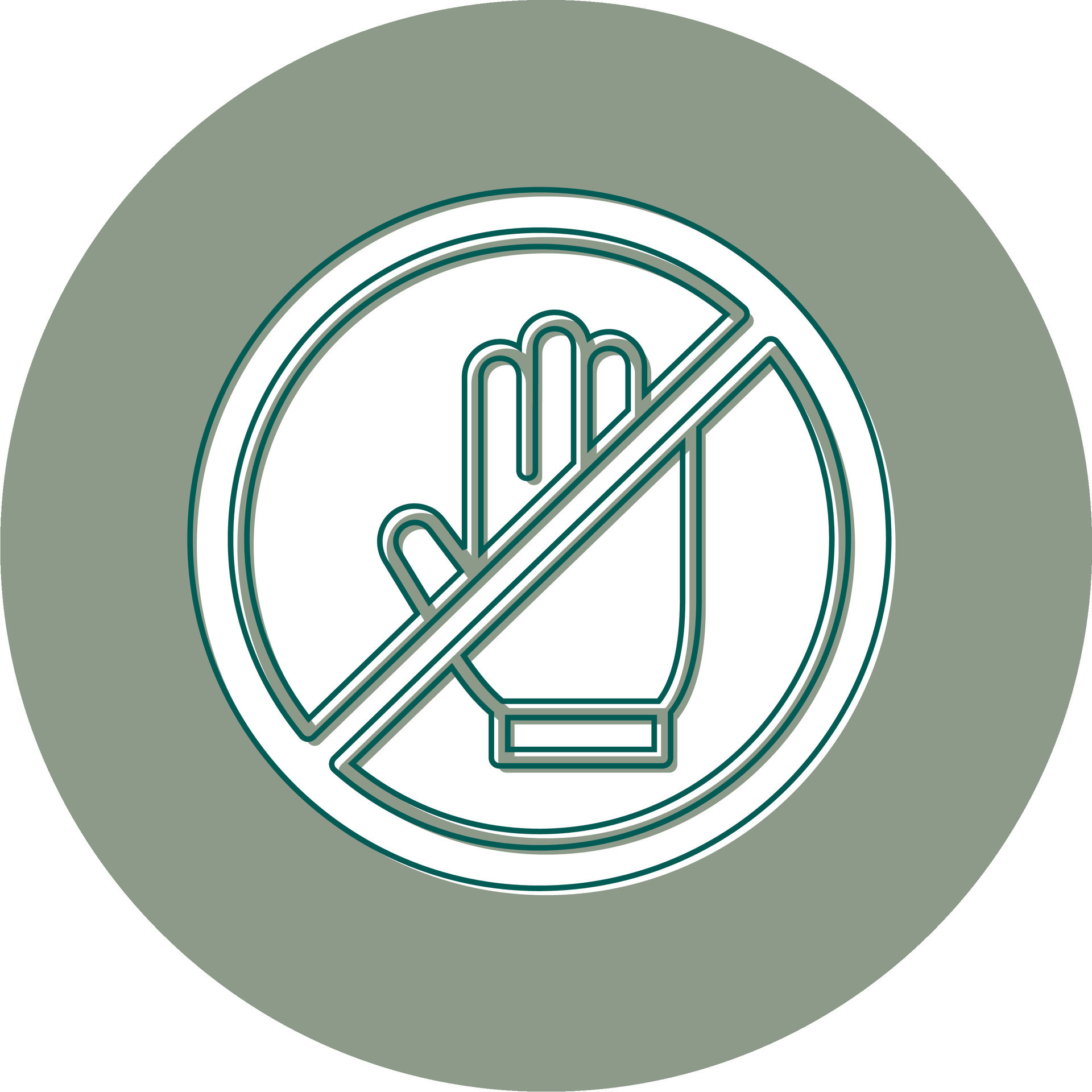 Dont Touch Vector Icon 31795831 Vector Art at Vecteezy Dont Touch Vector Icon 31795831 Vector Art at Vecteezy