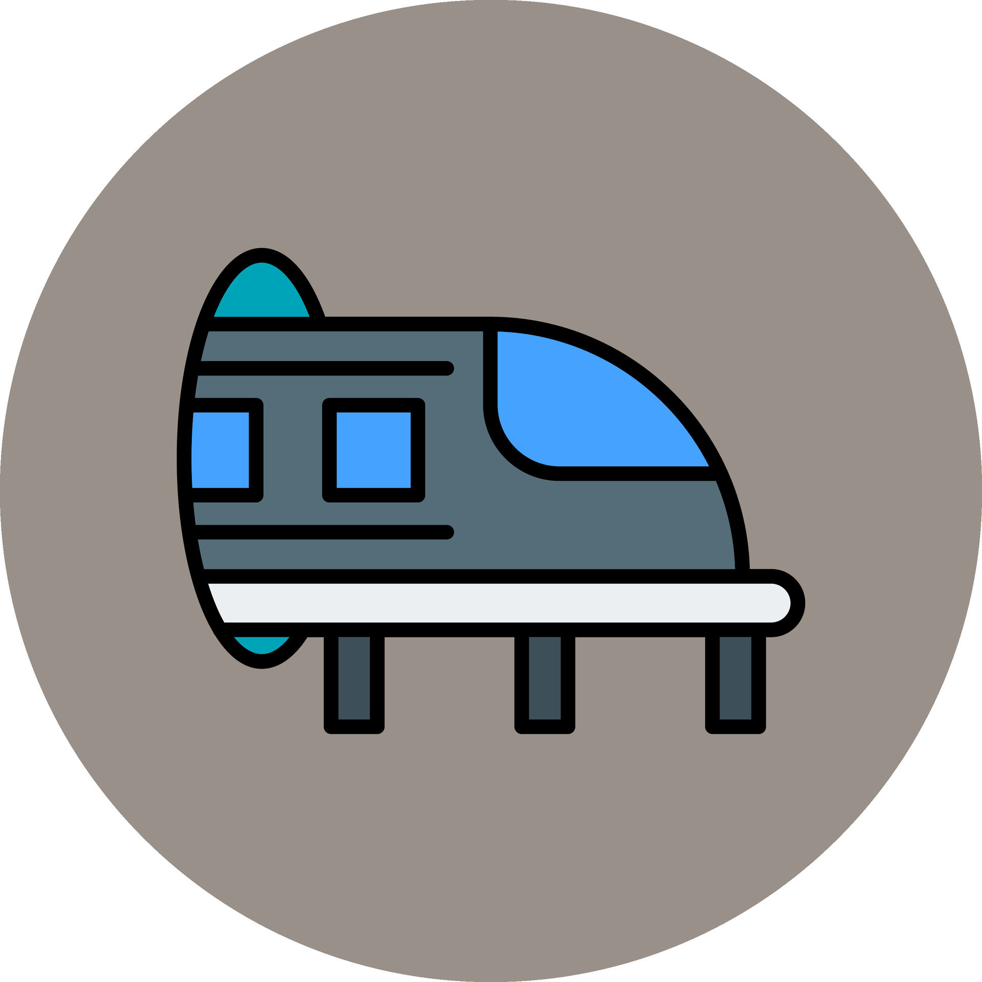 Hyperloop Vector Icon 31799307 Vector Art at Vecteezy