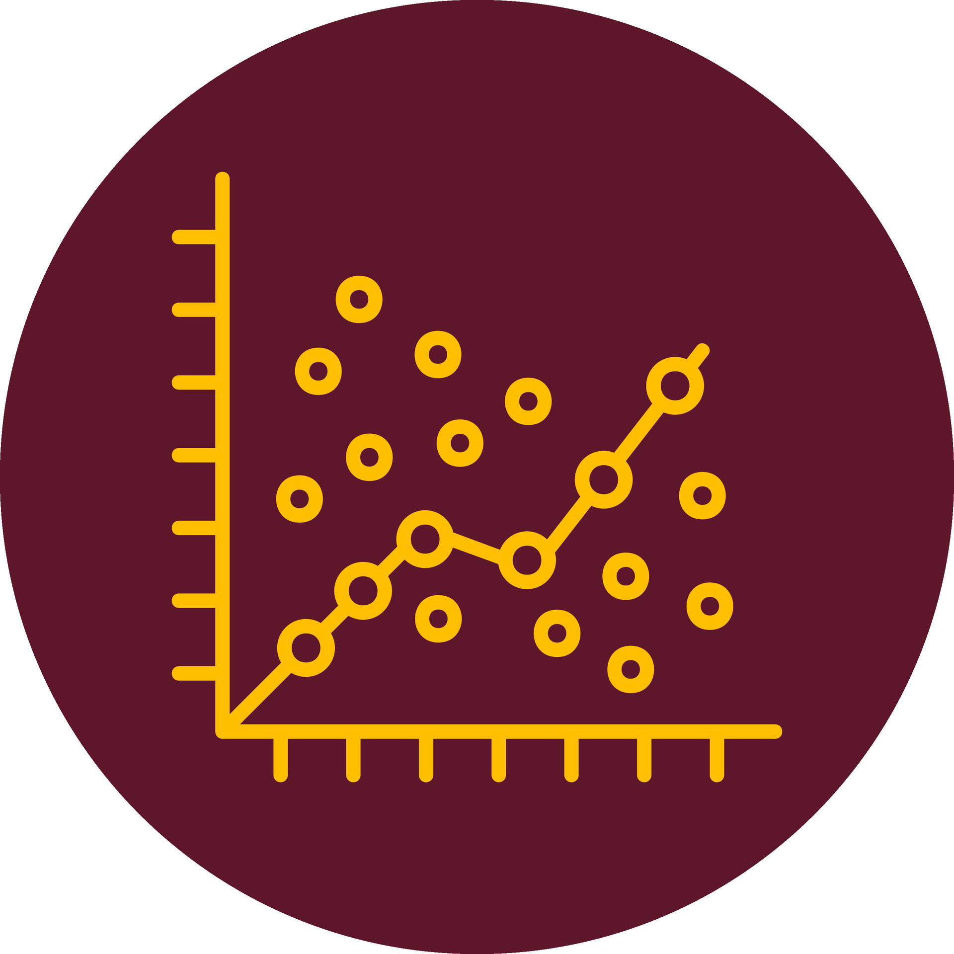 Linear Regression Vector Icon 31802590 Vector Art at Vecteezy
