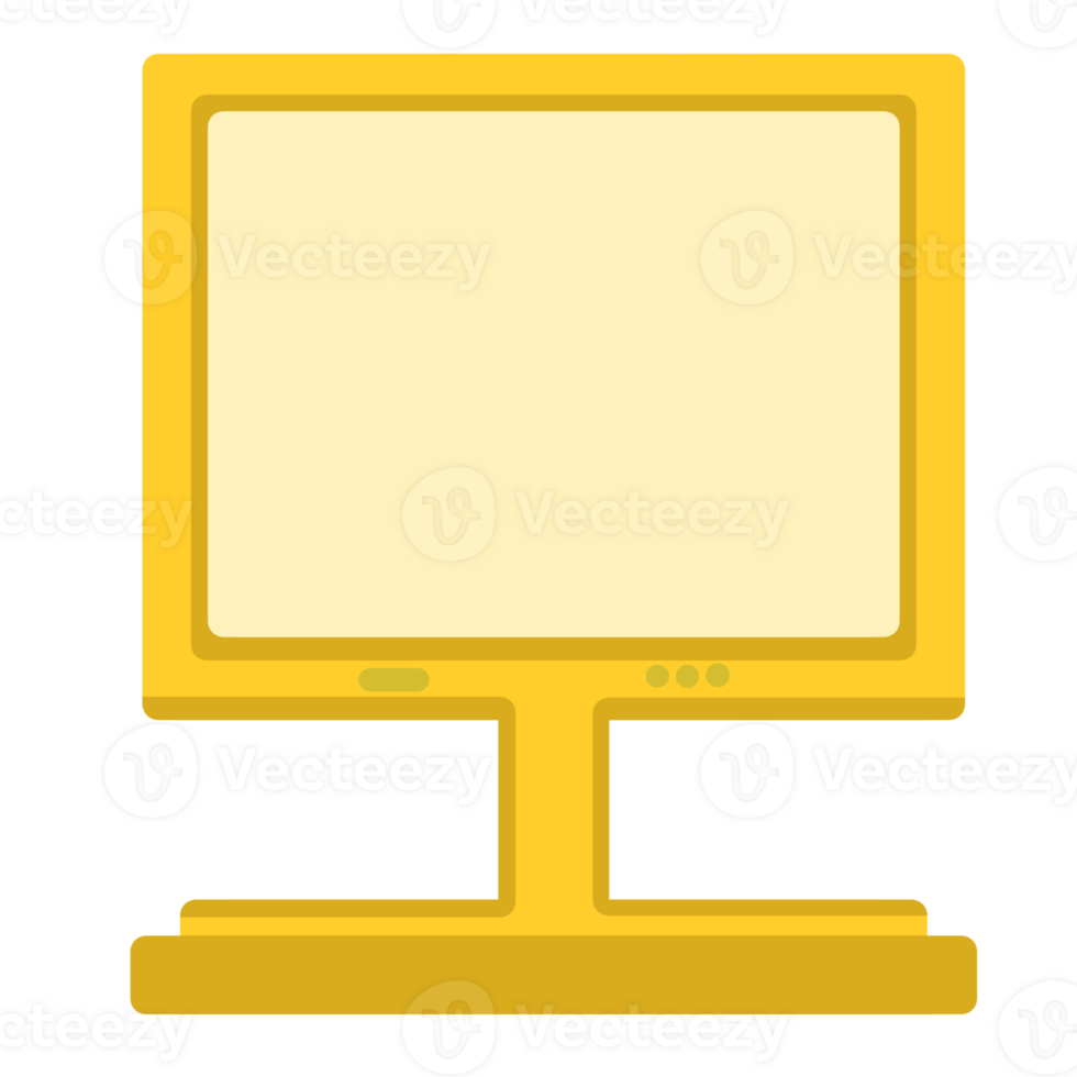 yellow computer screen 31808365 PNG