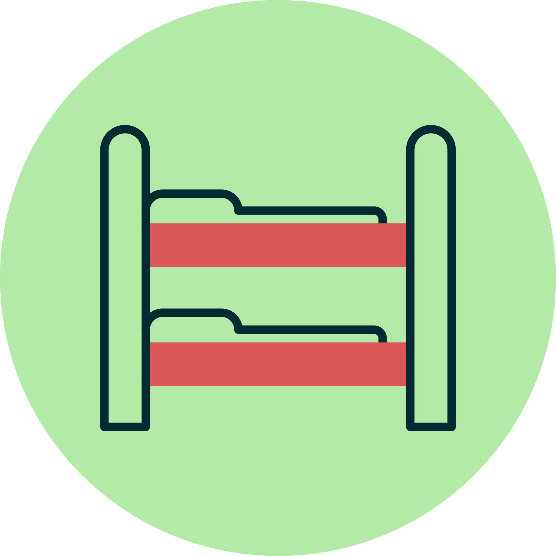 Bunk Bed Vector Icon 31813506 Vector Art At Vecteezy