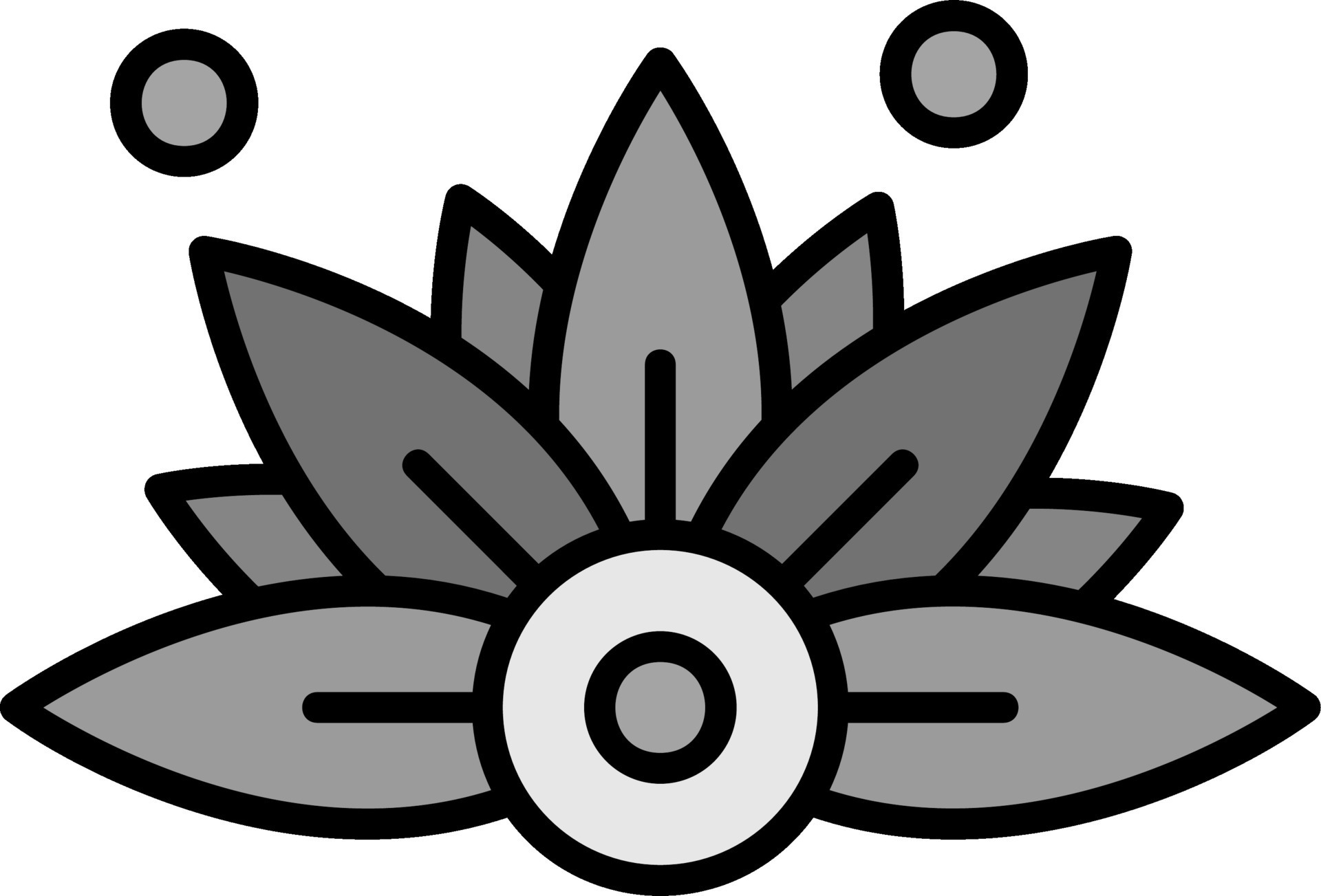 Lotus Flower Vector Icon 31816348 Vector Art At Vecteezy