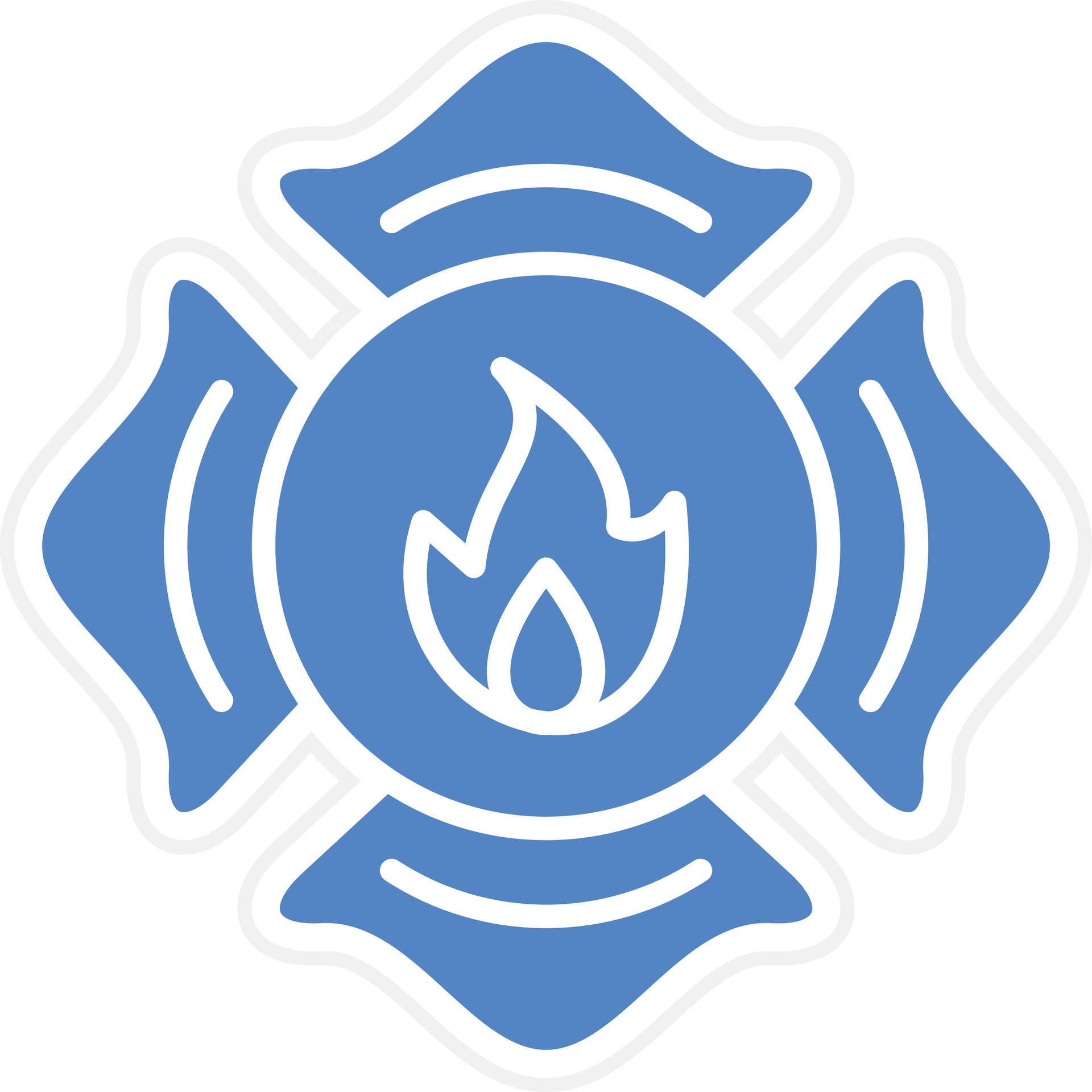 Firefighter Badge Vector Icon 31873368 Vector Art at Vecteezy