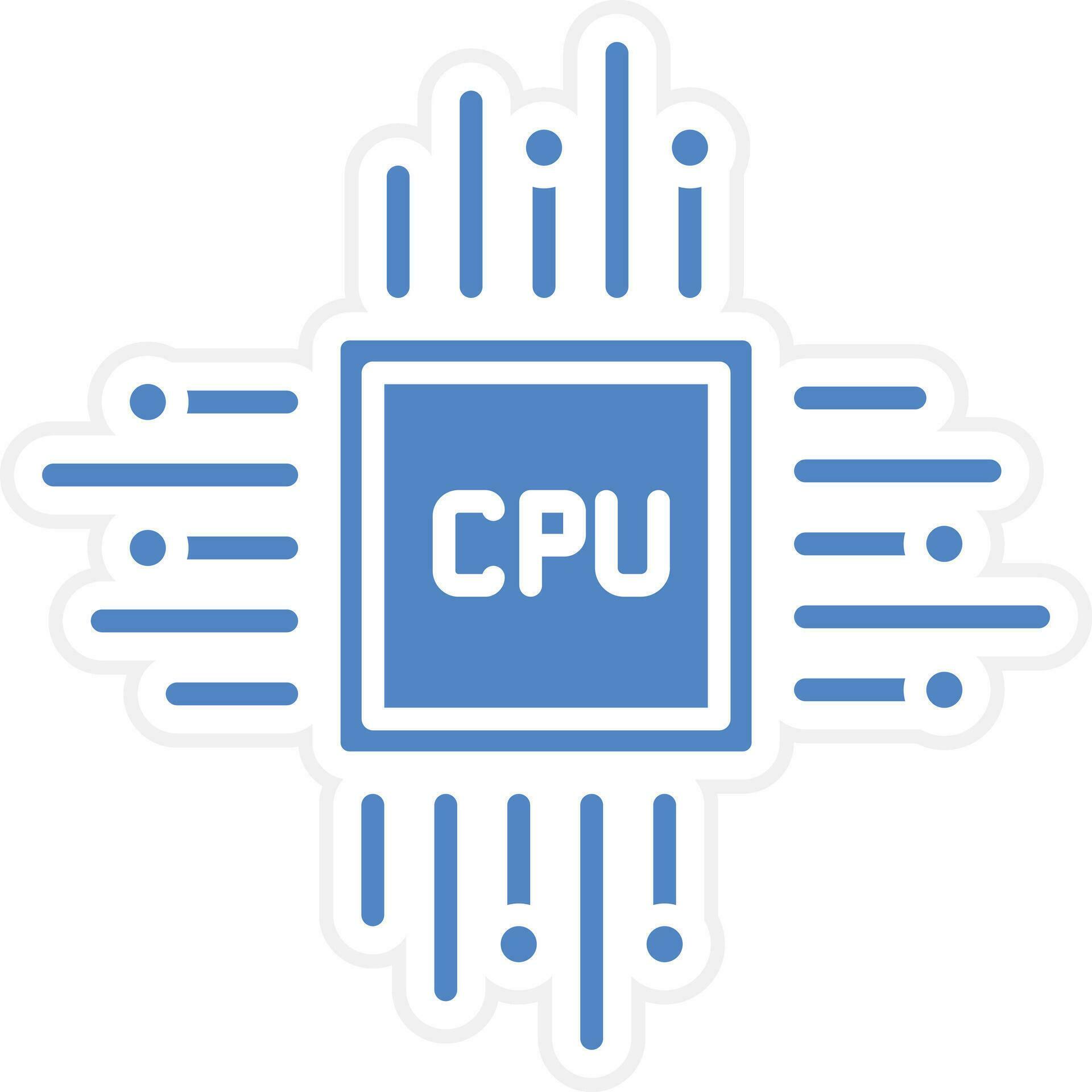 CPU Processor Vector Icon 31876682 Vector Art at Vecteezy