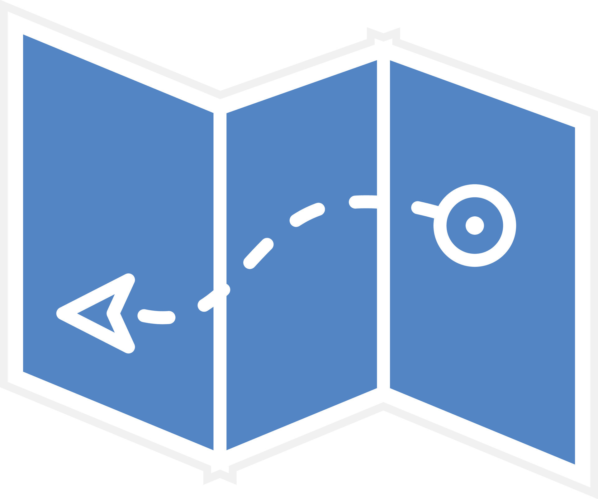 Paper Map Vector Icon 31879414 Vector Art at Vecteezy