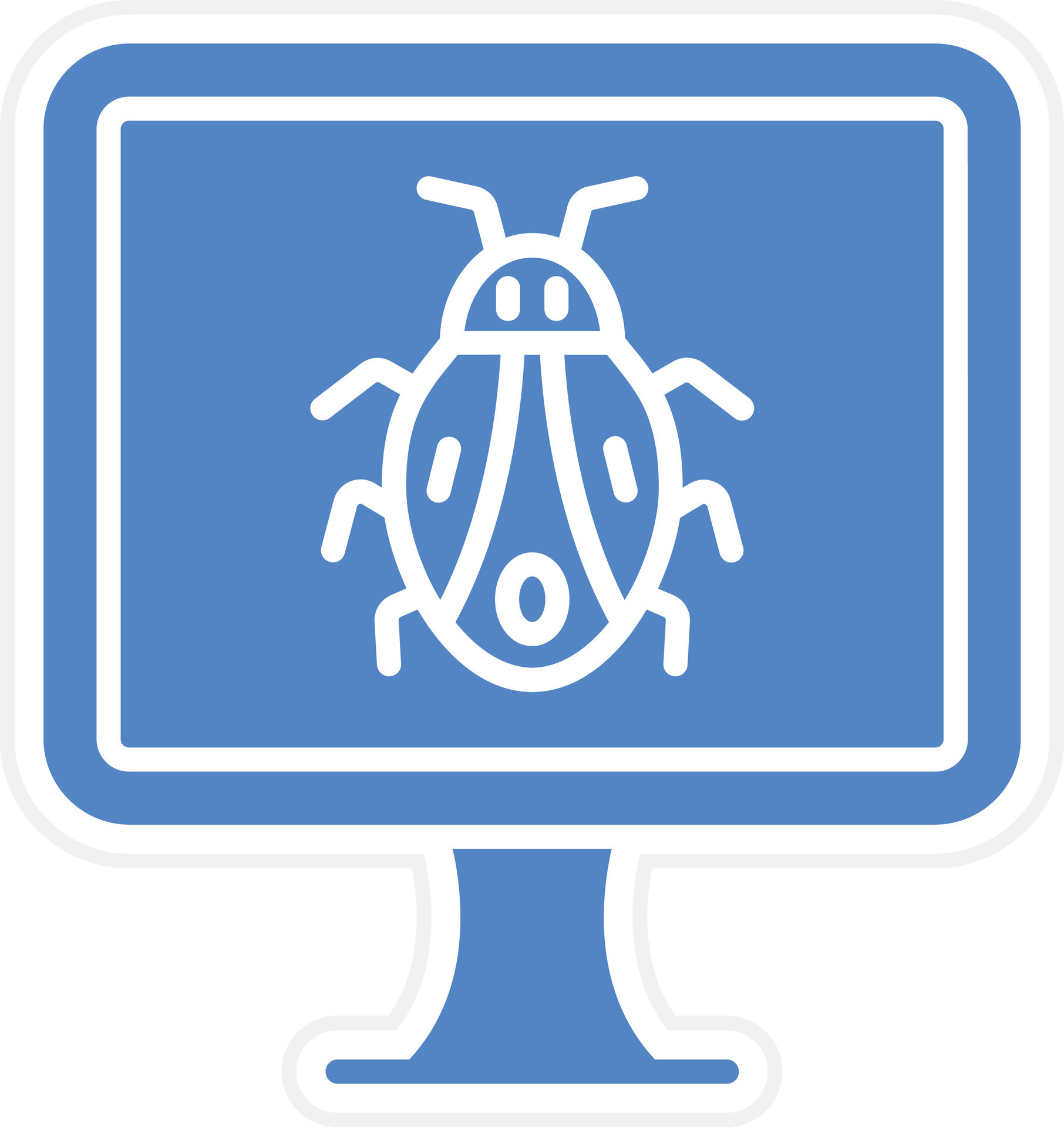 Computer Bug Vector Icon 31881409 Vector Art At Vecteezy