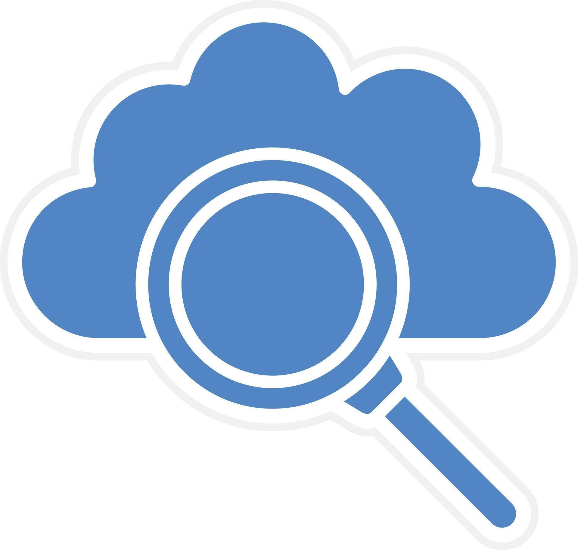 Cloud Search Vector Icon 31881522 Vector Art at Vecteezy