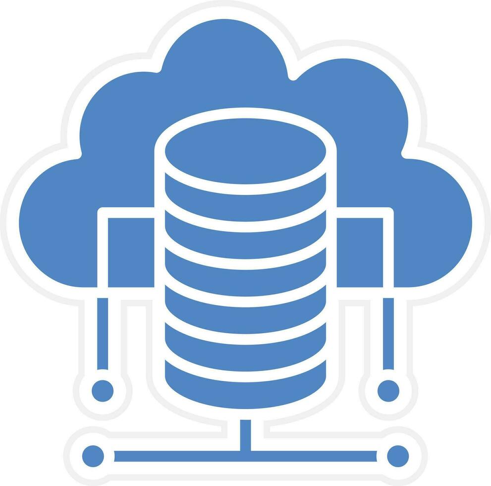 Cloud Database Vector Icon 31881540 Vector Art at Vecteezy