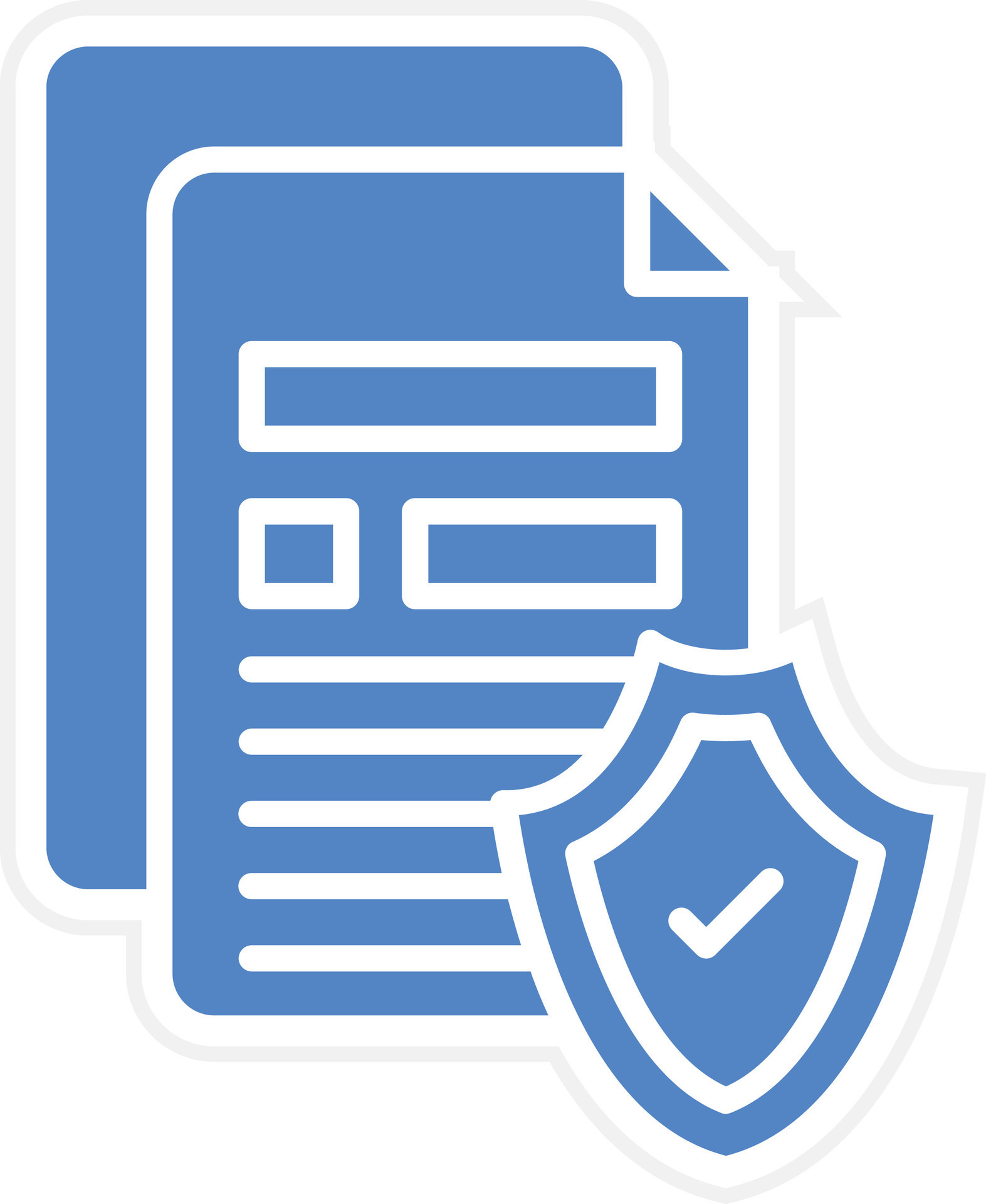 Secure Document Vector Icon 31881856 Vector Art At Vecteezy