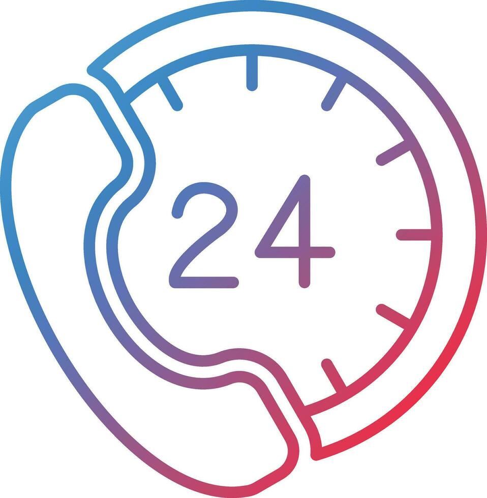 icono de vector de soporte 24h 31885810 Vector en Vecteezy