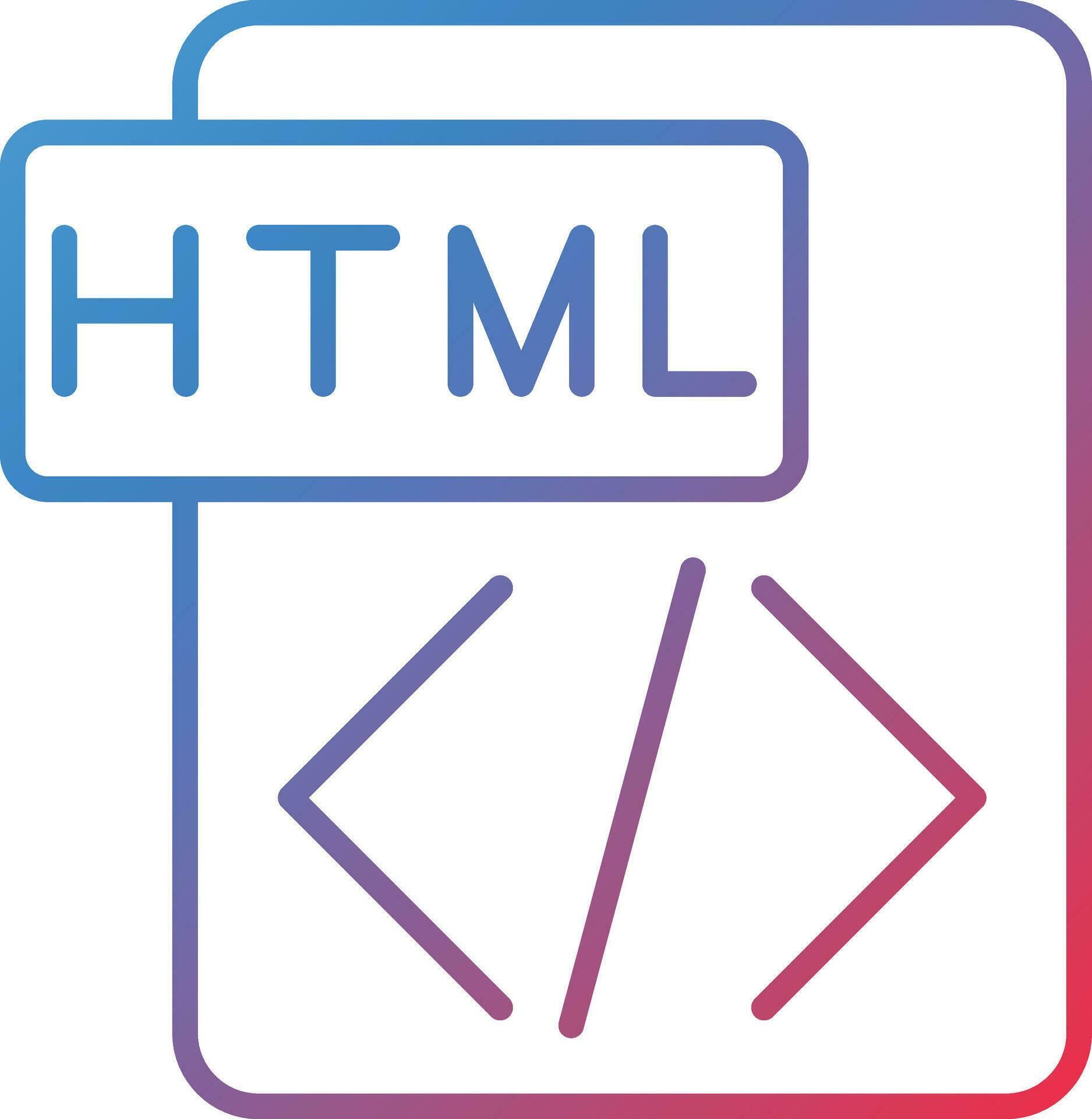 Html Vector Icon 31889138 Vector Art at Vecteezy