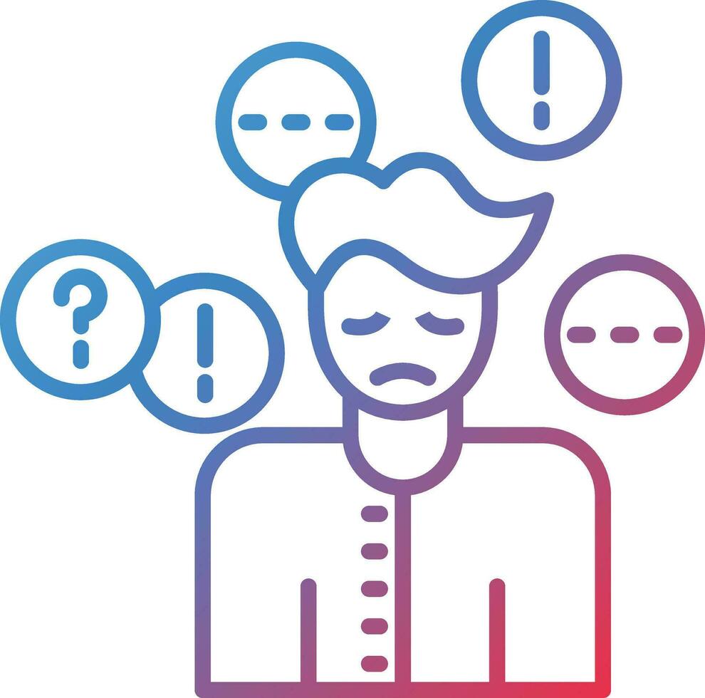 ansiedad trastorno vector icono 31893853 Vector en Vecteezy