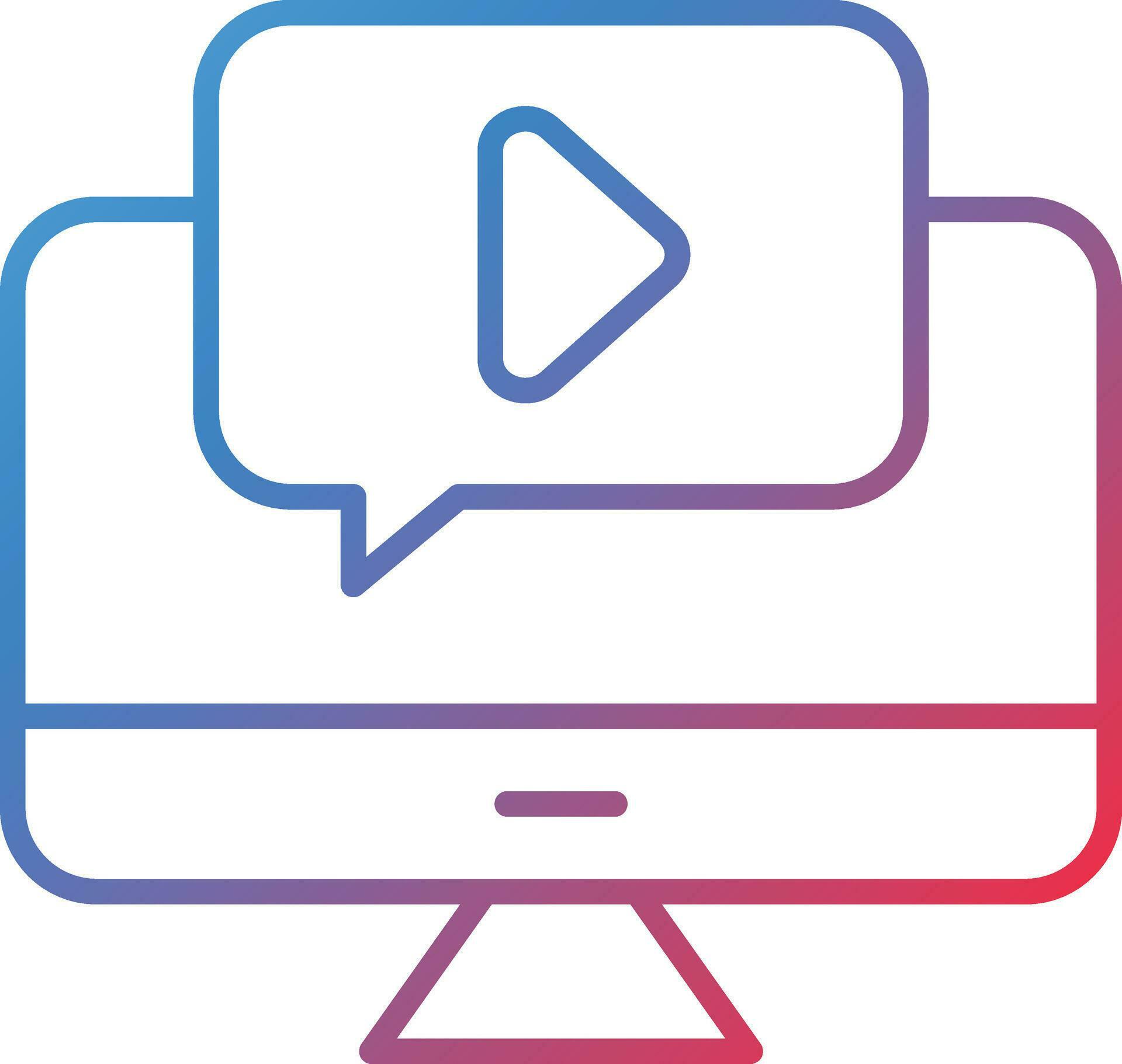 Video Tutorial Vector Icon 31896300 Vector Art at Vecteezy