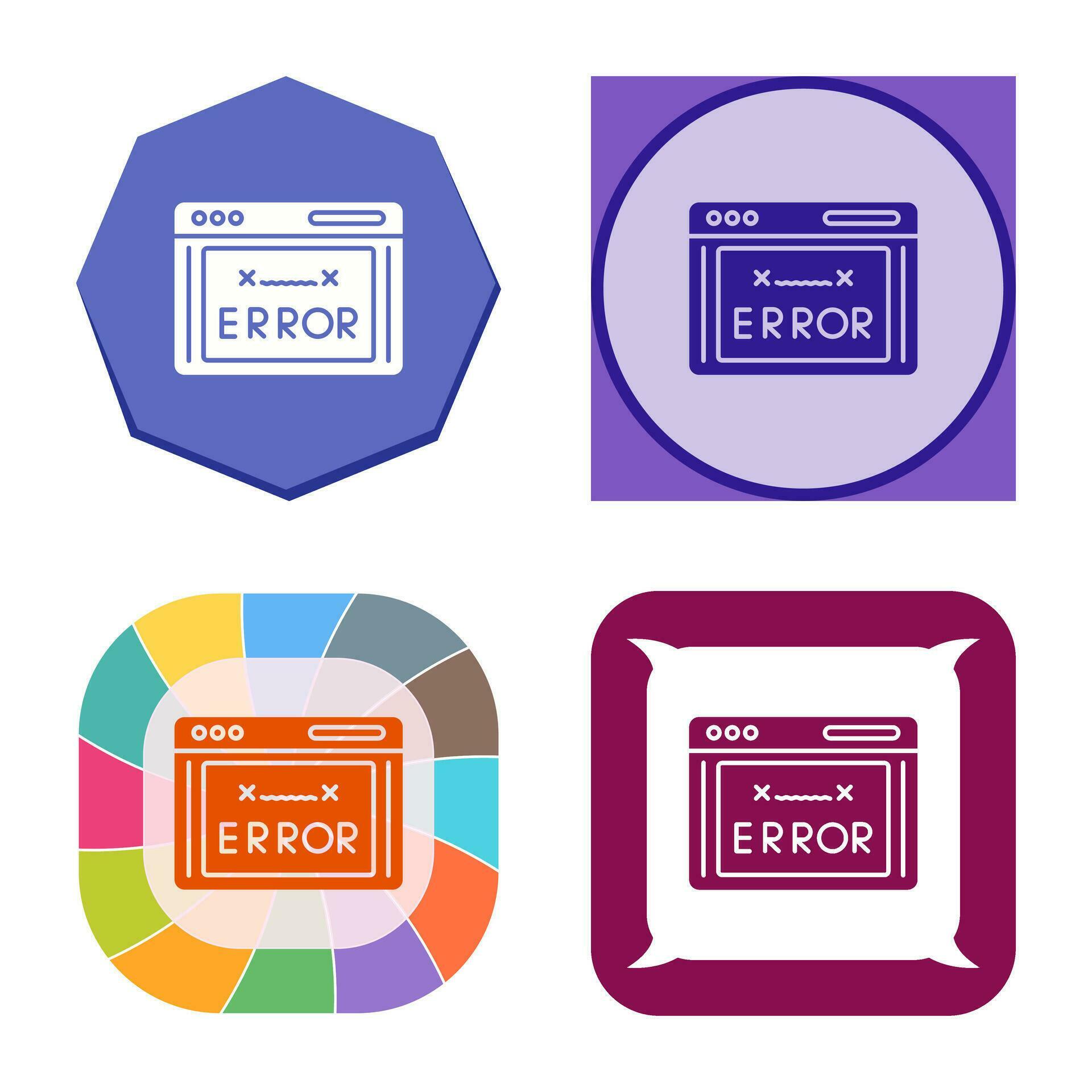 Error Code Vector Icon 31910001 Vector Art at Vecteezy