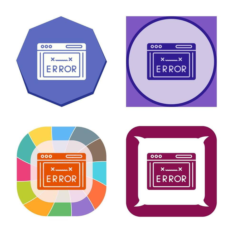 Error Code Vector Icon 31910001 Vector Art at Vecteezy