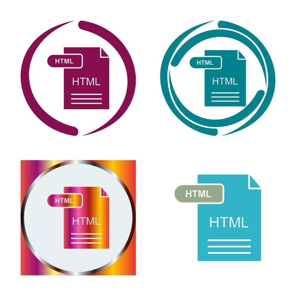 HTML Vector Icon 31916414 Vector Art at Vecteezy