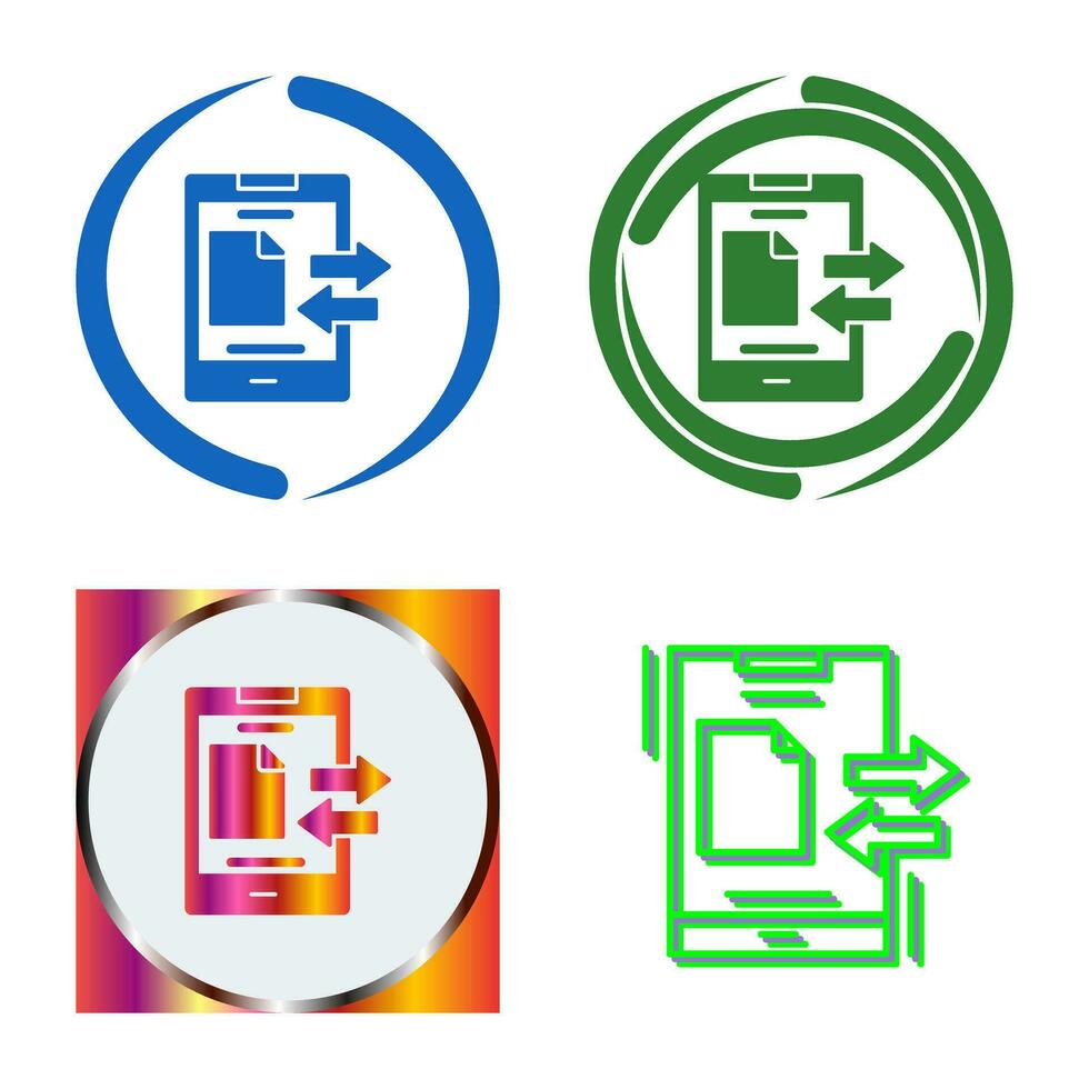 Data Transfer Vector Icon 31920107 Vector Art At Vecteezy