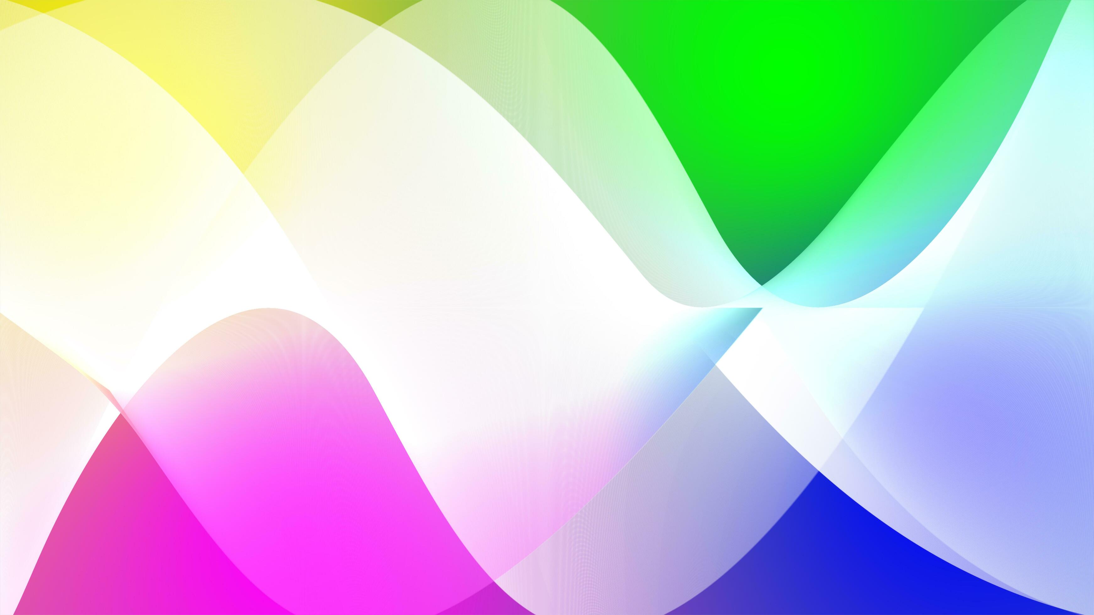 Abstract Architecture Background. Coloful Circular sound wave simple loop. Rainbow 3D Rendering ...