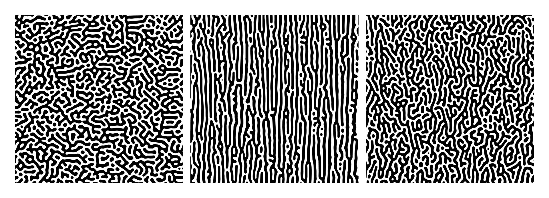 Set Of Three Turing Reaction Gradient Backgrounds Abstract Diffusion