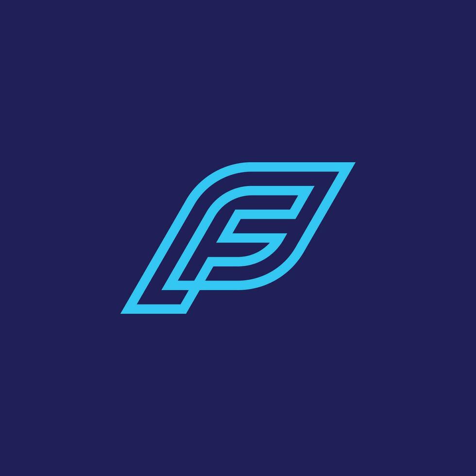 natural blue letter F logo 31976207 Vector Art at Vecteezy