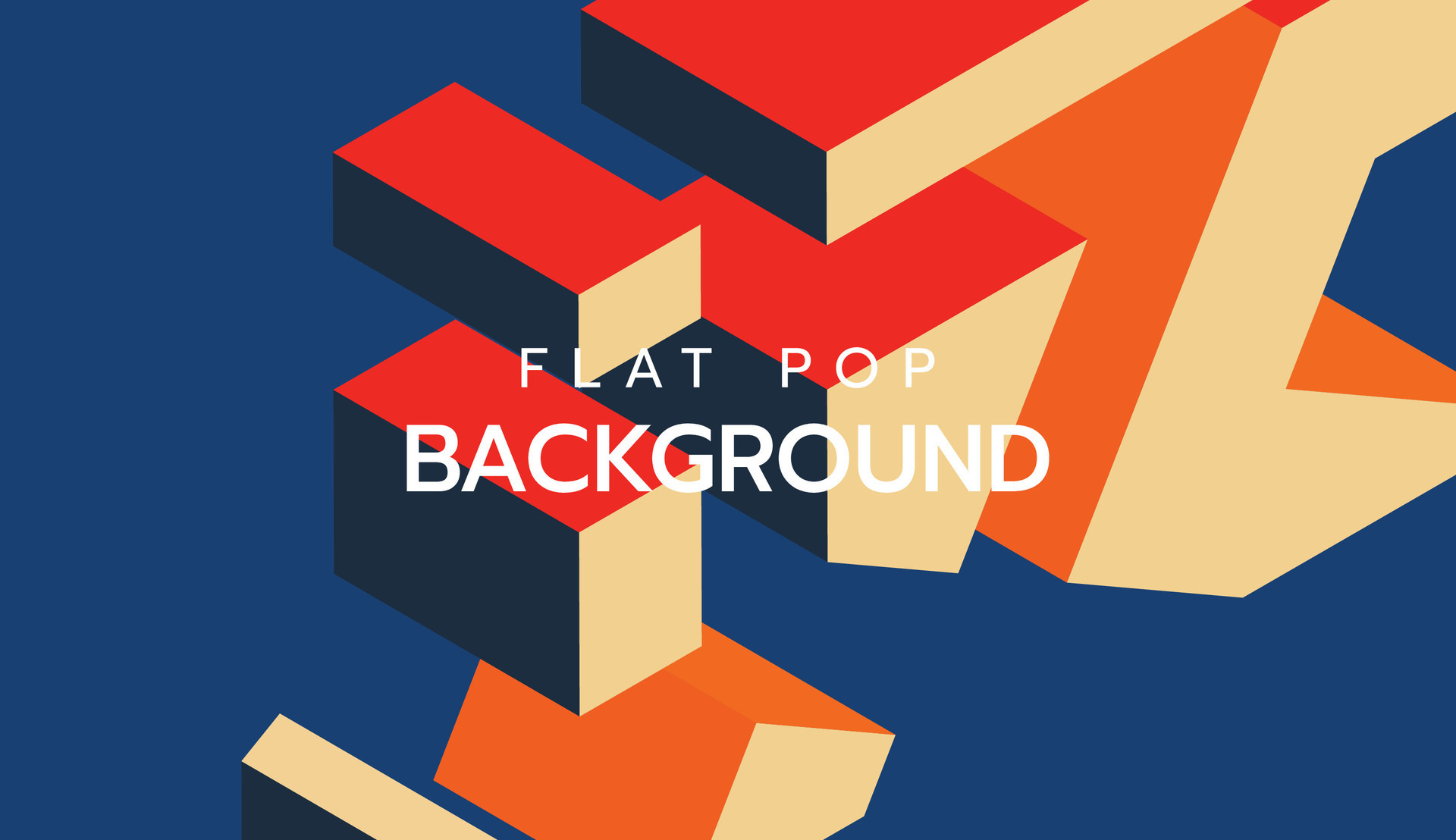 Modern flat colorful pop art background. slide presentation abstract ...