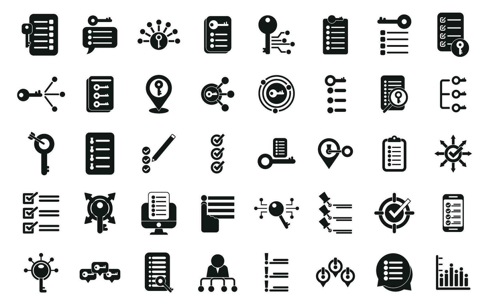 Key points icons set simple vector. Path process 32035449 Vector Art at ... Key points icons set simple vector. Path process 32035449 Vector Art at ...