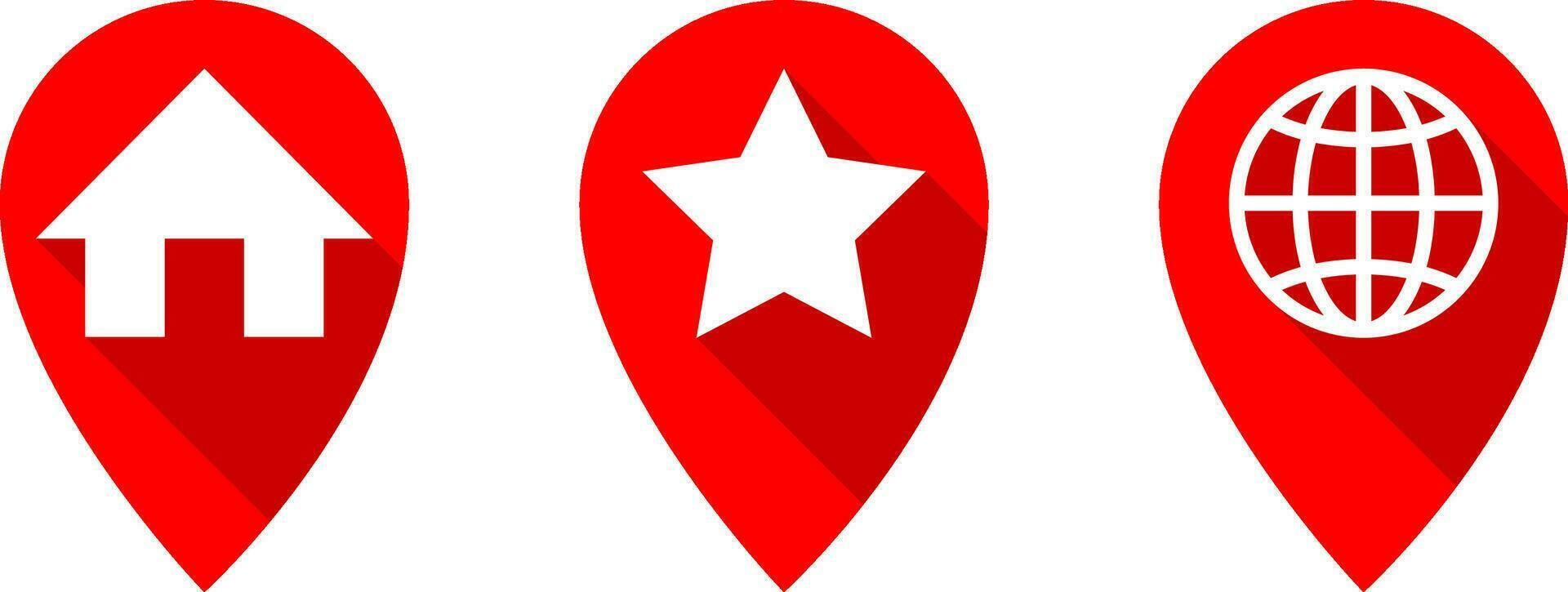 Map Icons Marker Pointer Pin Location Vector Icon Gps Navigation Symbol 32039198 Vector Art