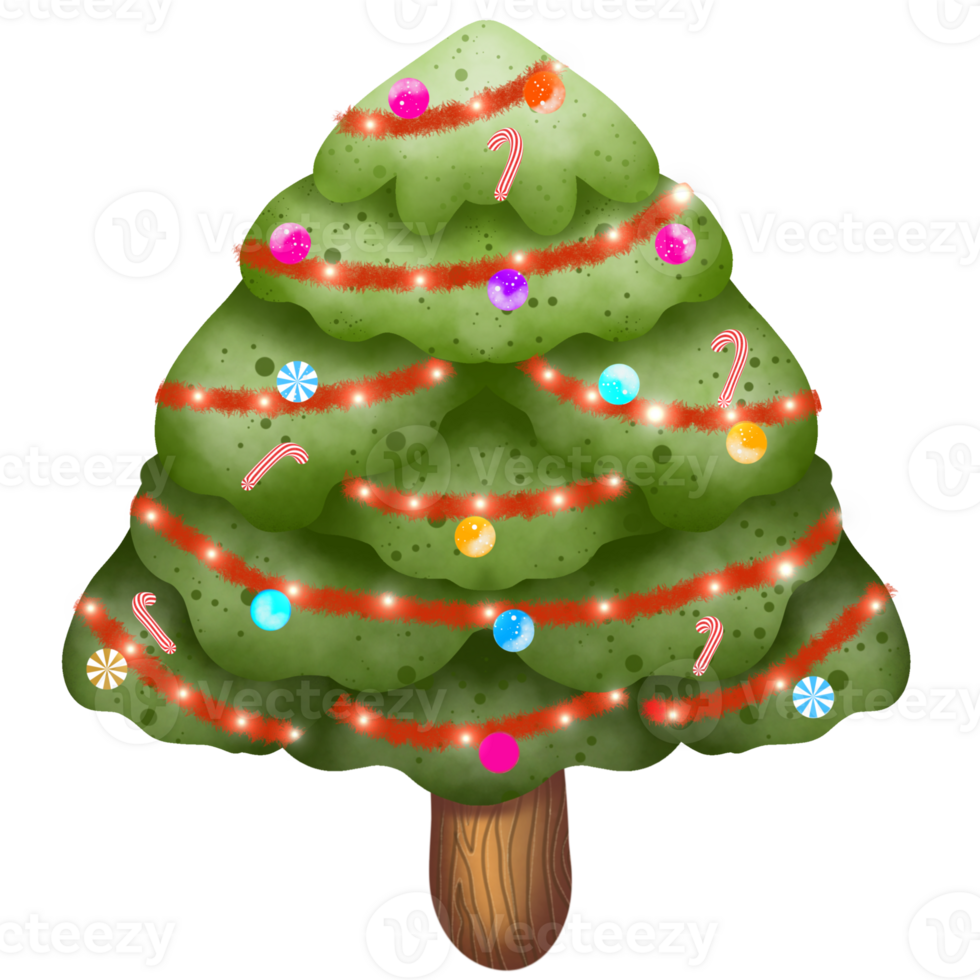 Christmas Tree Decorations 32041851 Png