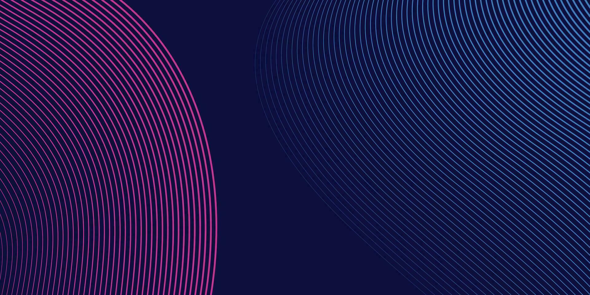 Abstract Colorful Technology Line Wave Background Modern Purple Blue Gradient Flowing Wave